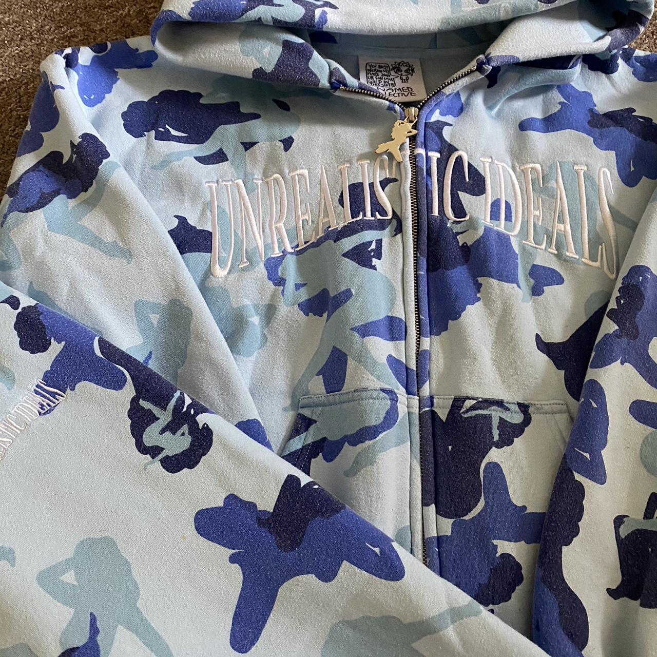 Named collective blue tracksuit zip up Sold out... - Depop