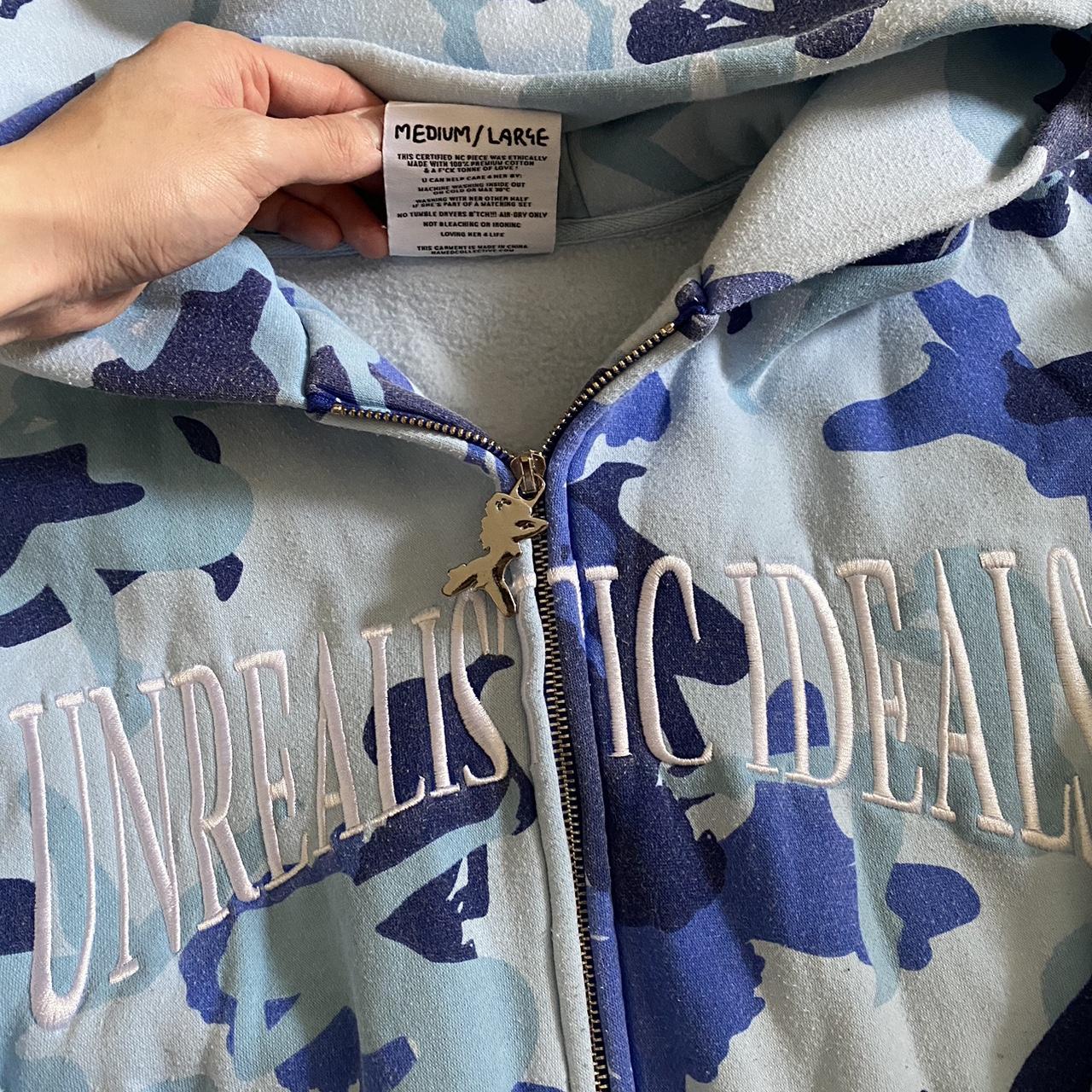 Named collective blue tracksuit zip up Sold out... - Depop