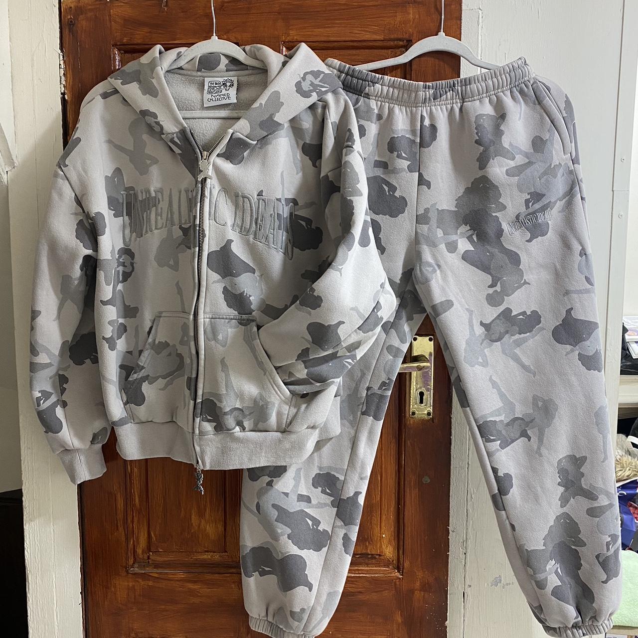 Named collective unisex tracksuit set Hoodies... - Depop