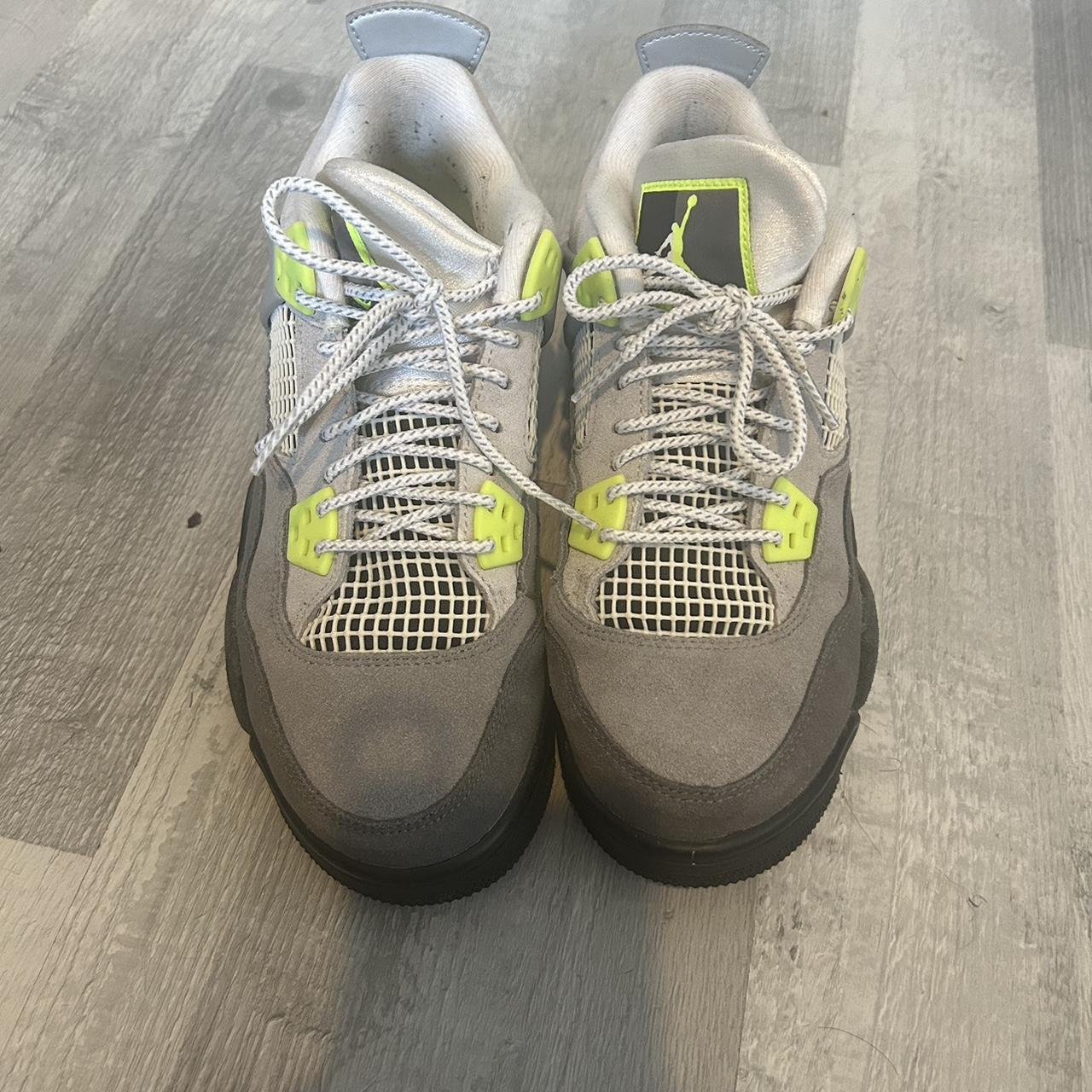 Neon Jordan 4s - Depop