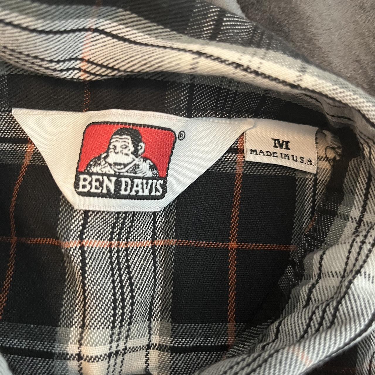 Men’s medium vintage Ben Davis double pocket work shirt - Depop