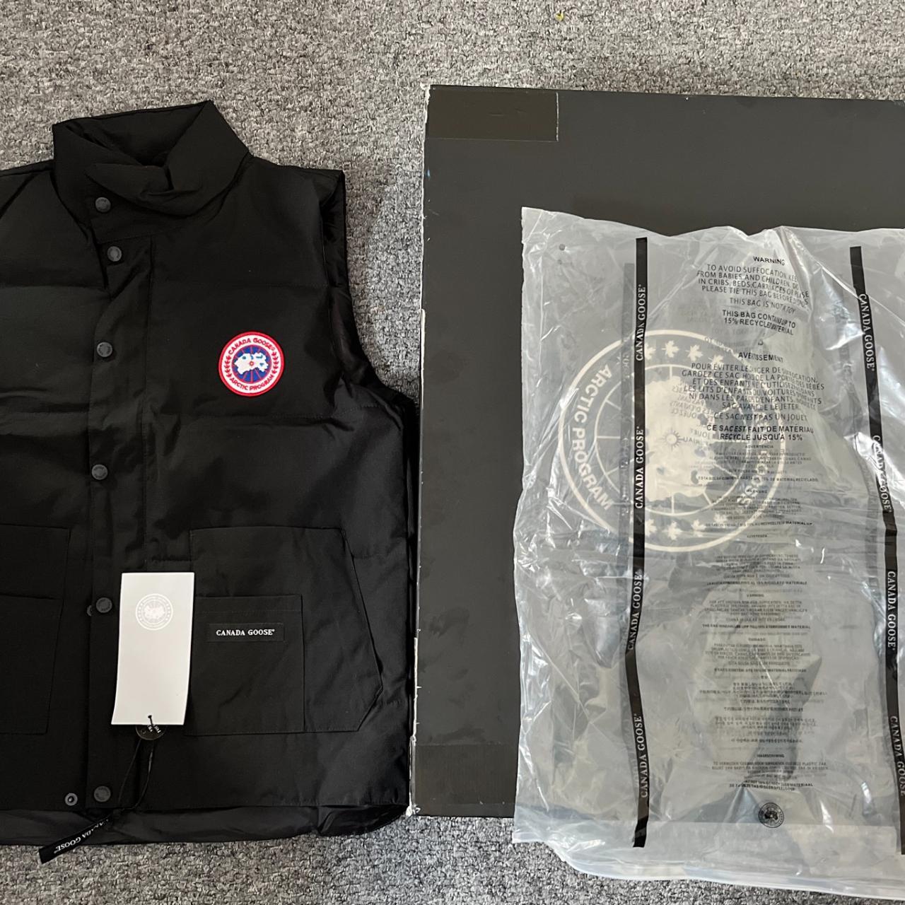 BLACK CANADA GOOSE FREESTYLE VEST/GILET *CANADA... - Depop