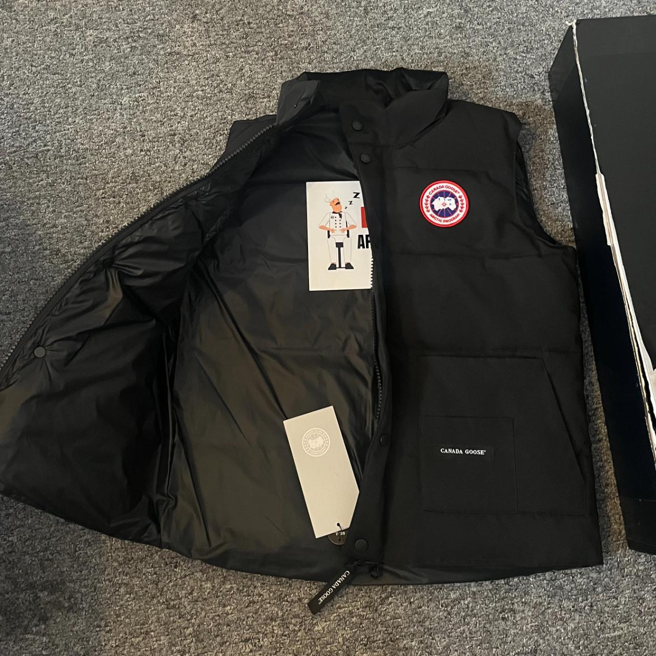 BLACK CANADA GOOSE FREESTYLE VEST/GILET *CANADA... - Depop