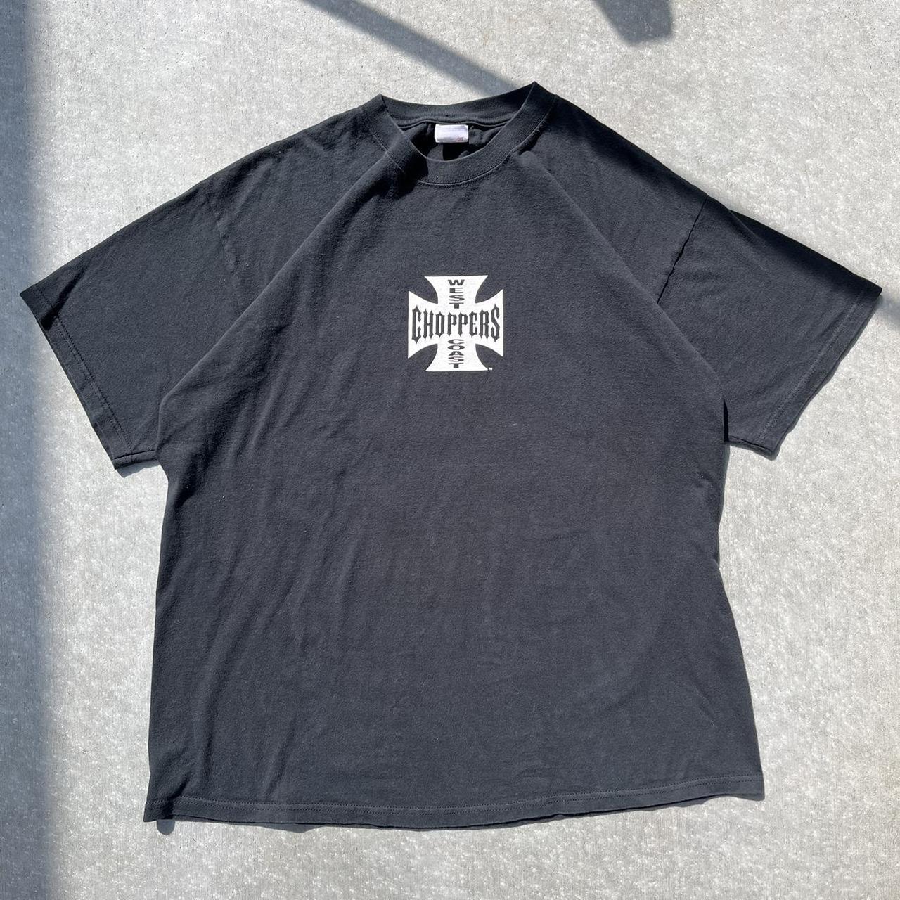 Vintage 90s/80s West Coast Choppers Long Beach Anvil... - Depop