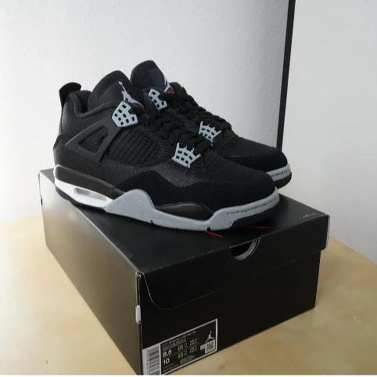 Jordan 4s (Black Canvas) All Sizes Available for... - Depop