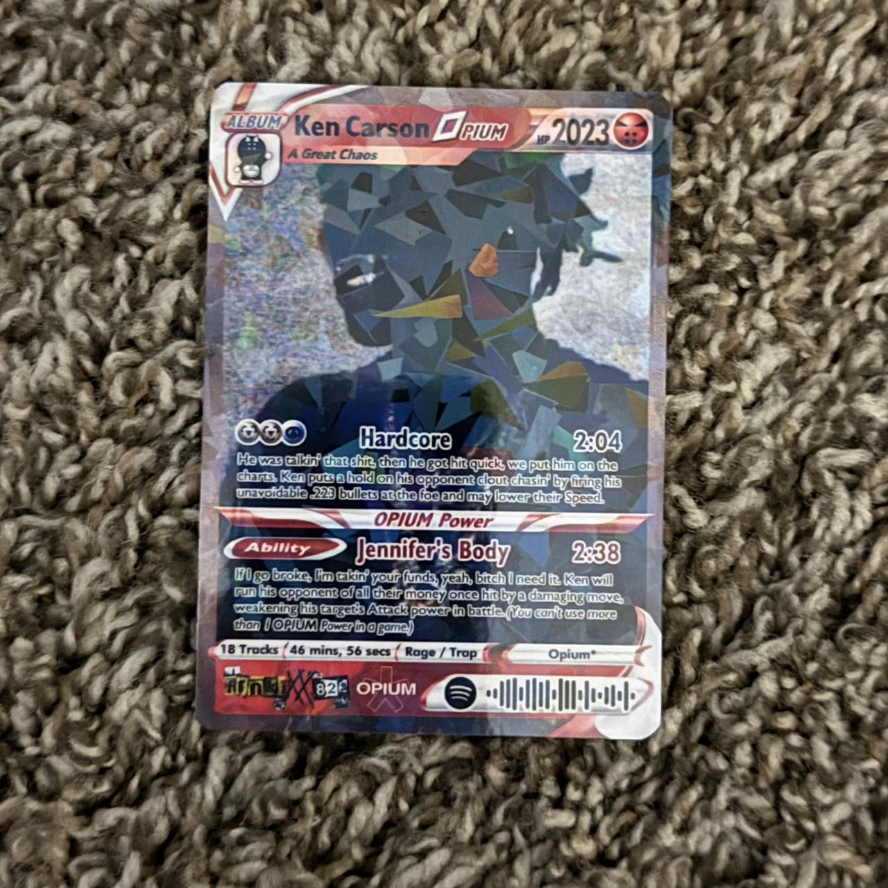 Ken Carson Custom Pokémon card DM BEFORE... - Depop