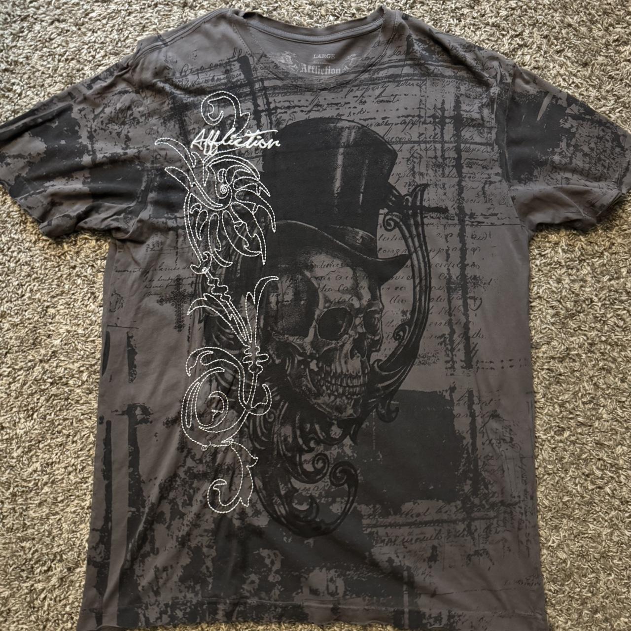 RARE AFFLICTION SIZE LARGE #affliction #mma... | Depop