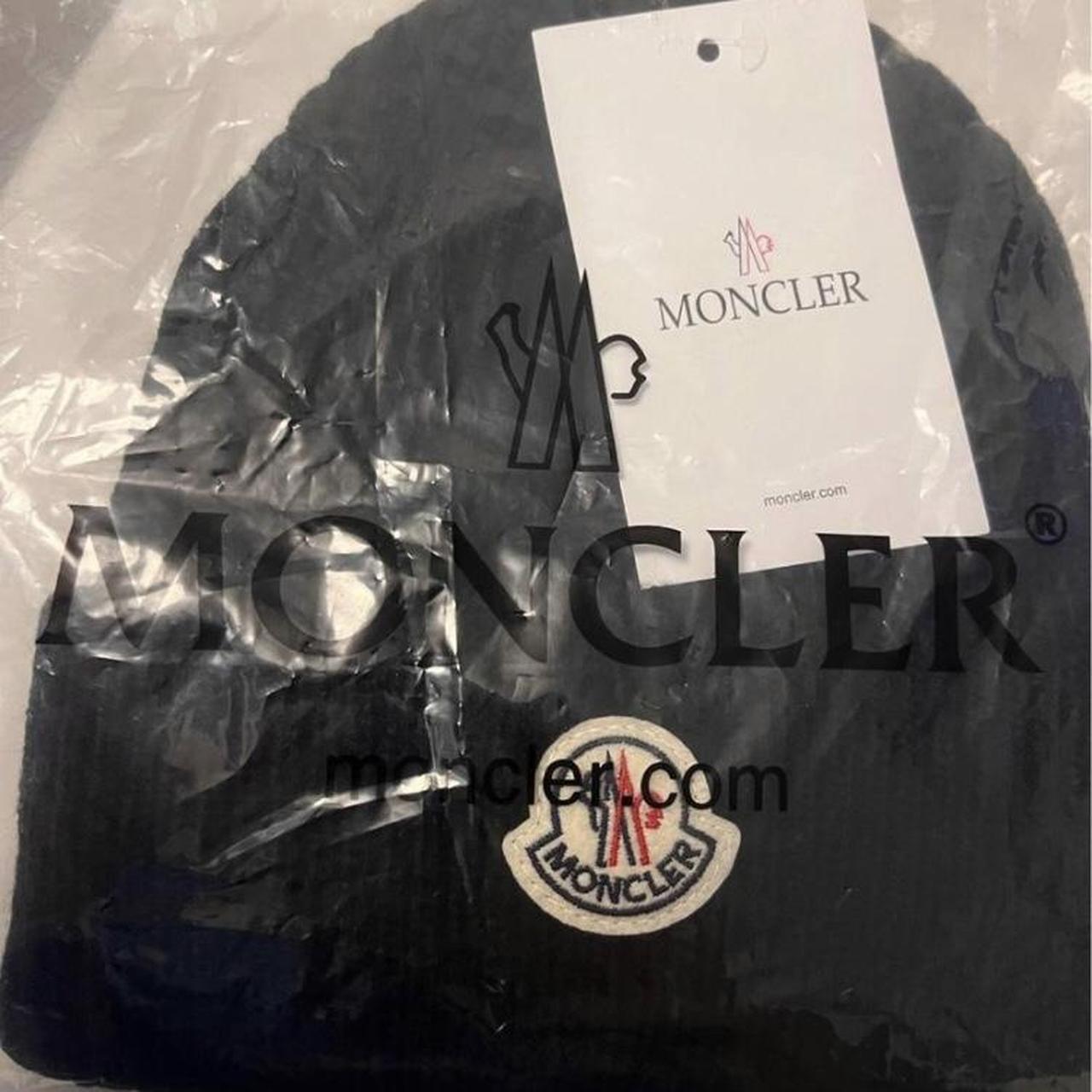 Moncler beanie Dm me for info One size fits all - Depop