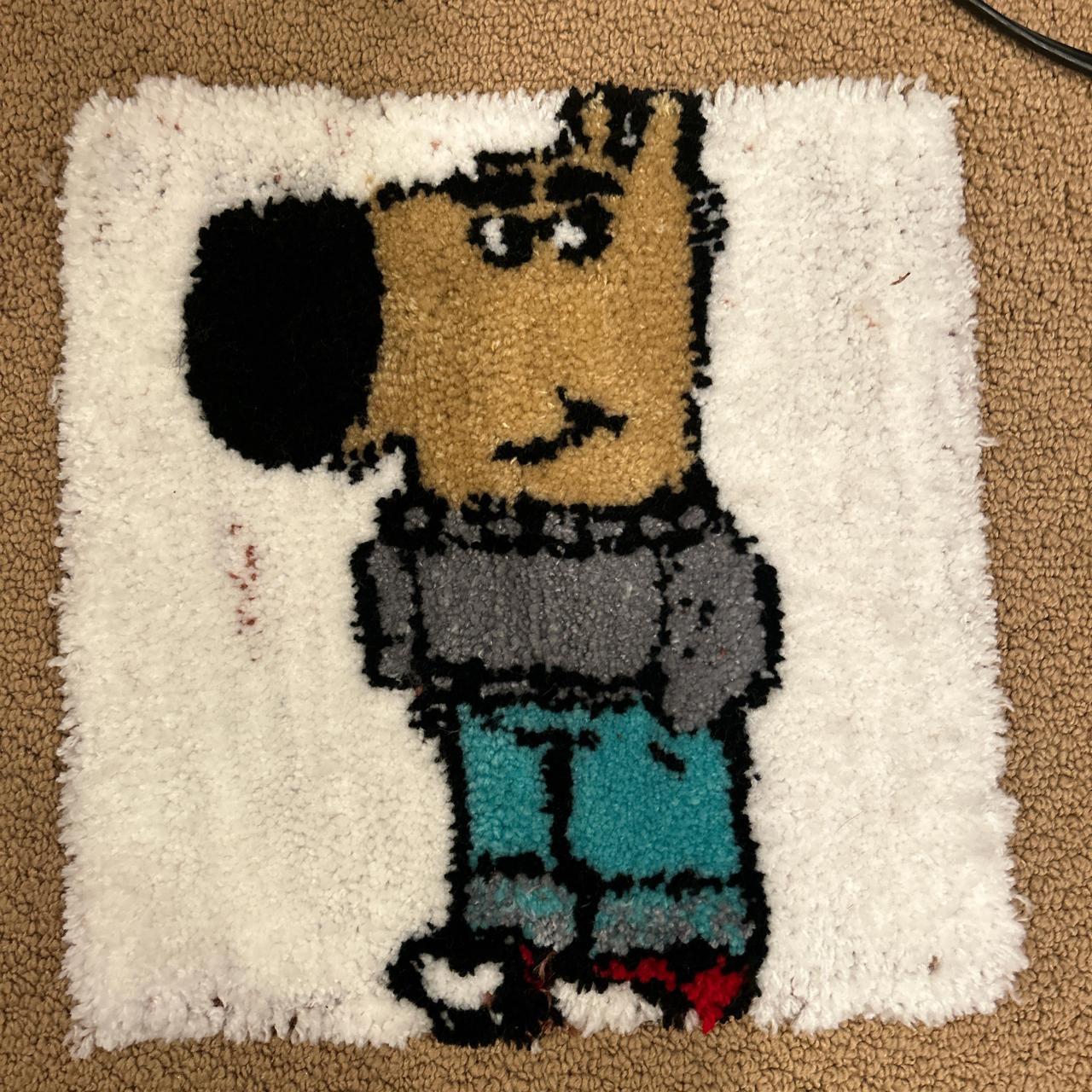 Chill guy rug about 1 ft tall and 1ft wide - Depop