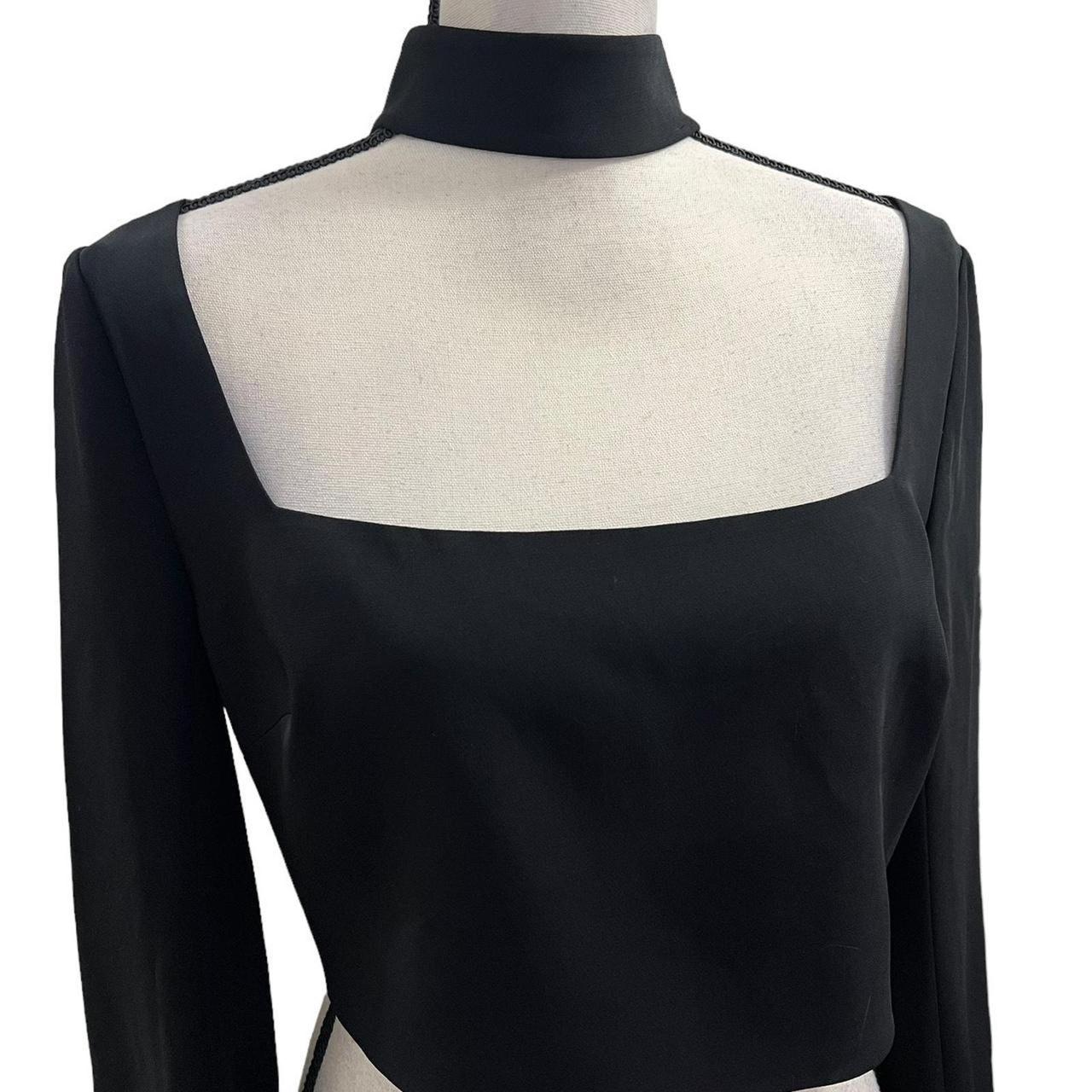 Cinq a Sept x Revolve black Amara 3/4 bell sleeve... - Depop