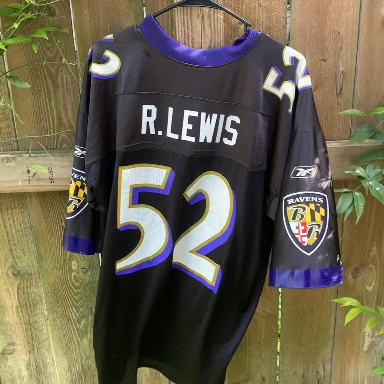 VINTAGE RAY LEWIS RAVENS JERSEY . . . XXL very tough... - Depop