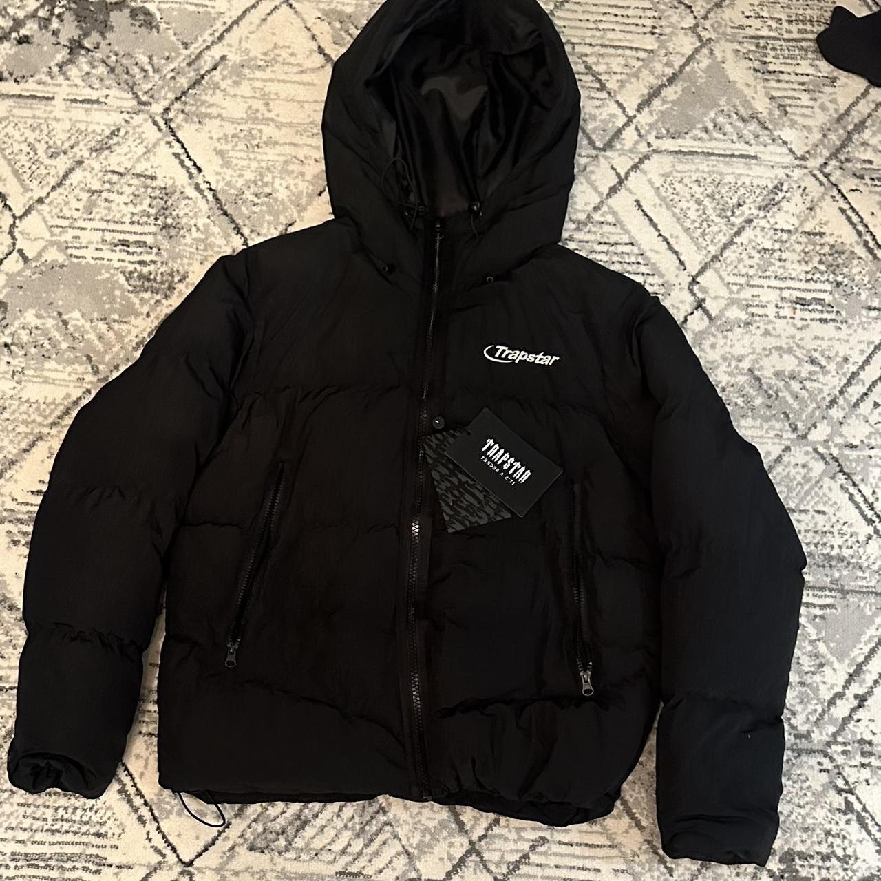 black trapstar hyperdrive jacket uk xs excellent... | Depop