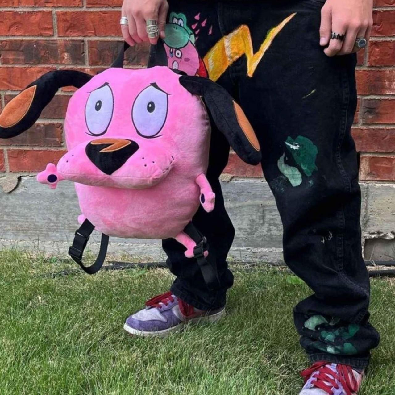 Courage the cowardly dog backpack made by Project... - Depop