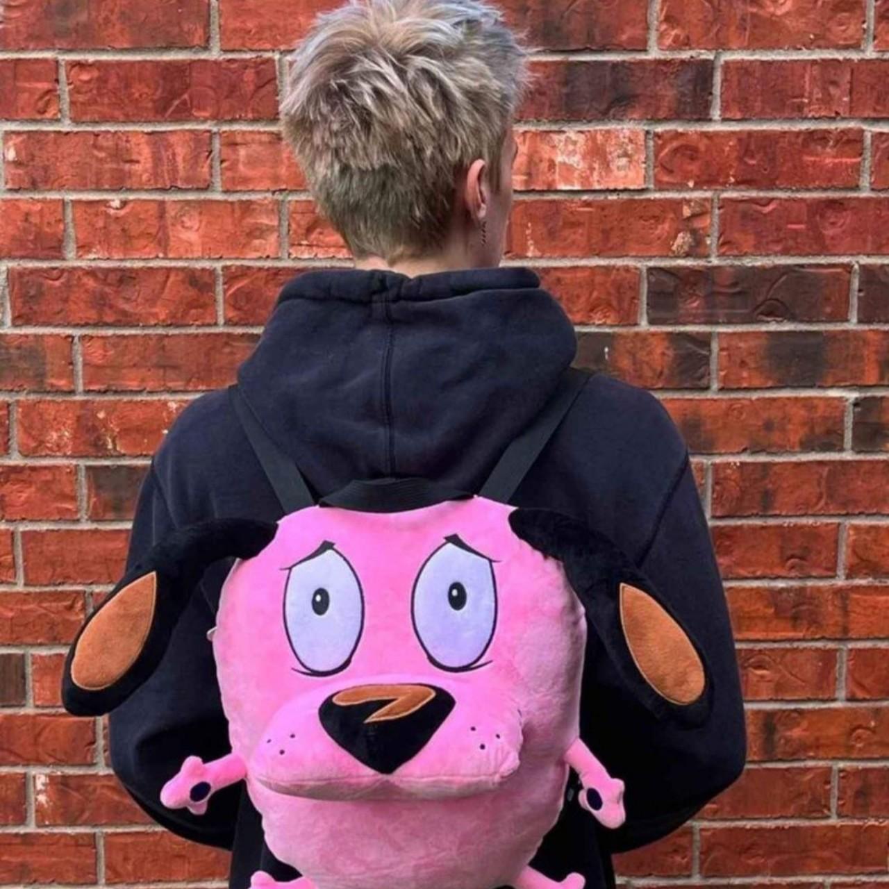 Courage the cowardly dog backpack made by Project... - Depop