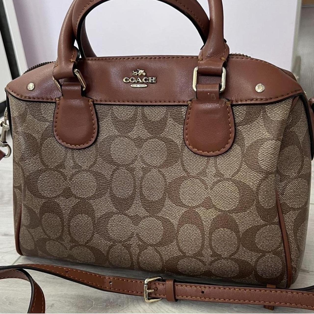 vintage coach bag The inside of the bag has a... - Depop