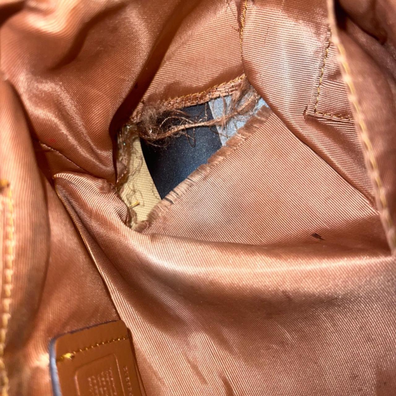 vintage coach bag The inside of the bag has a... - Depop