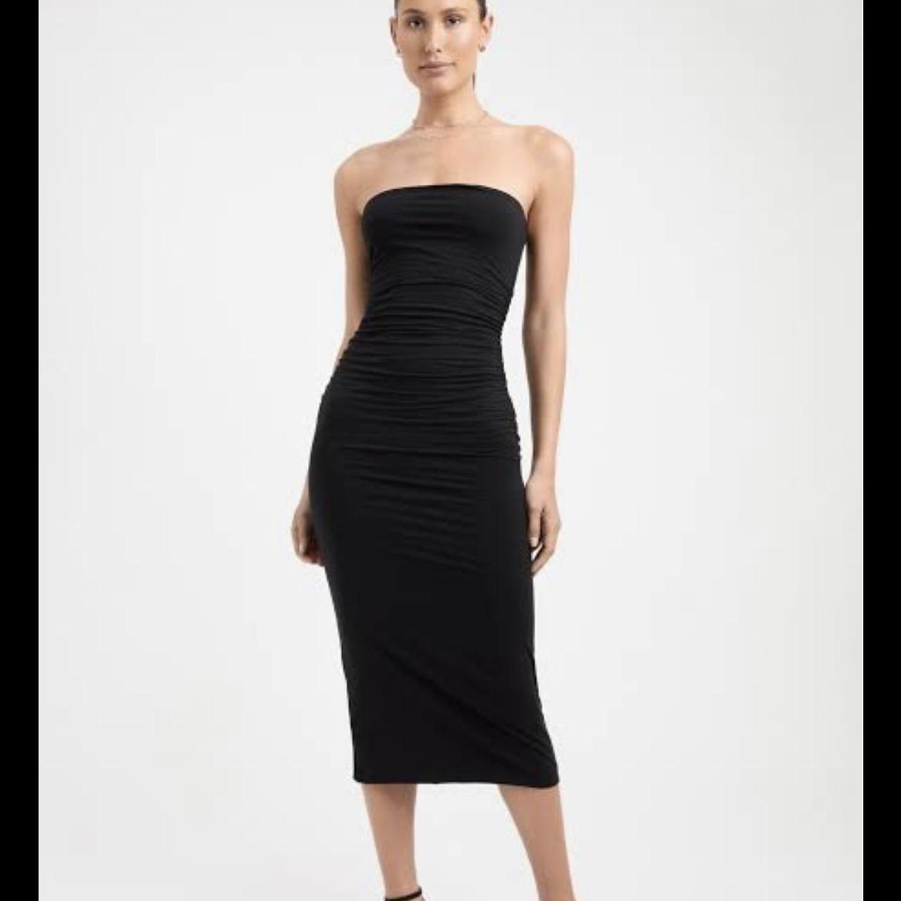 Kookai - Turquoise tube dress. Size 2. Not black - Depop