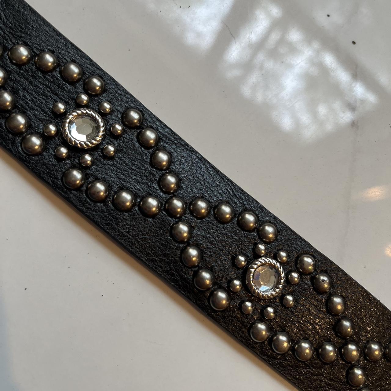 Really cool y2k early 2000s studded belt with... - Depop
