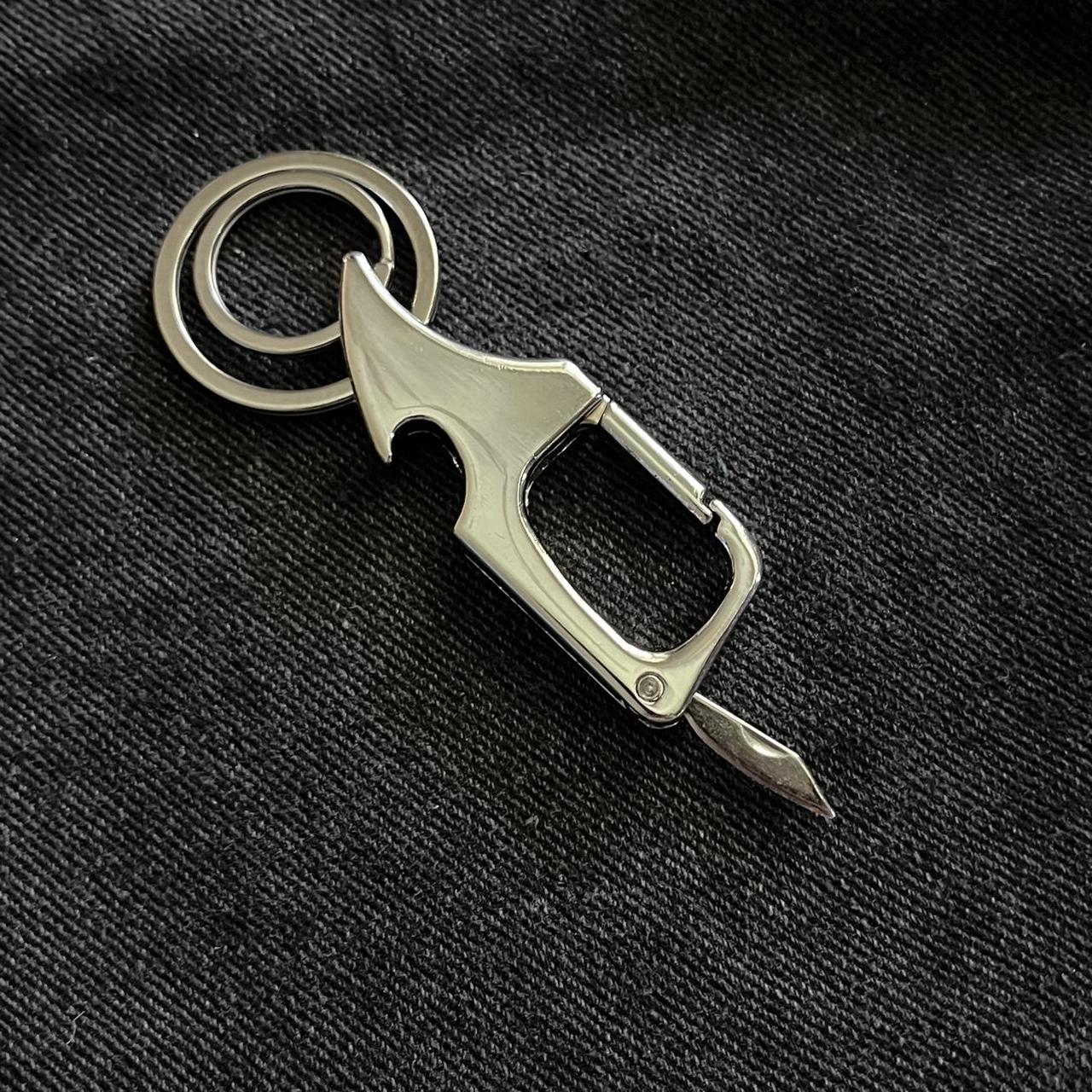 Y2K/2000s style Silver Utility Carabiner with box... - Depop