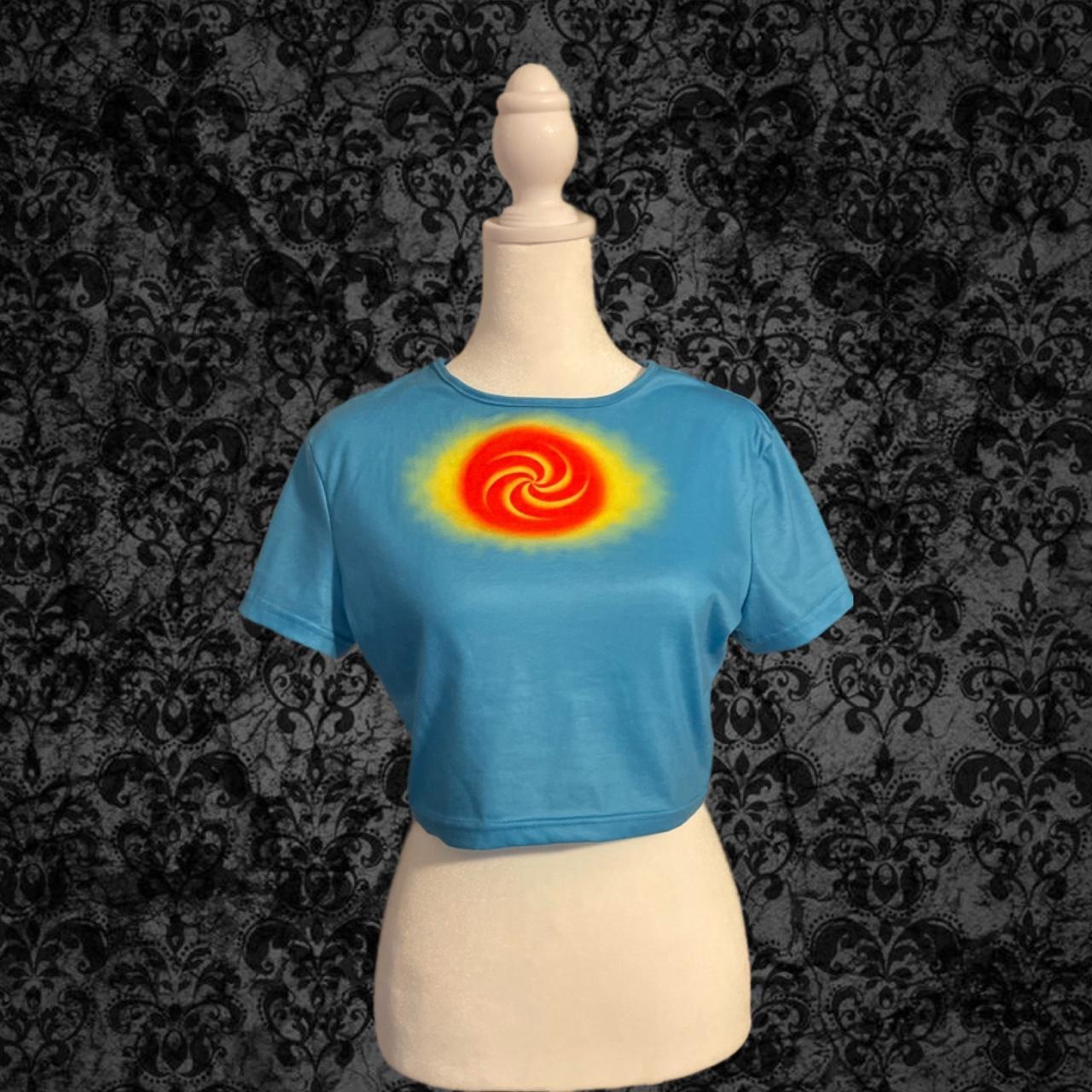 earthy crop top sooo cute super cropped has small... - Depop