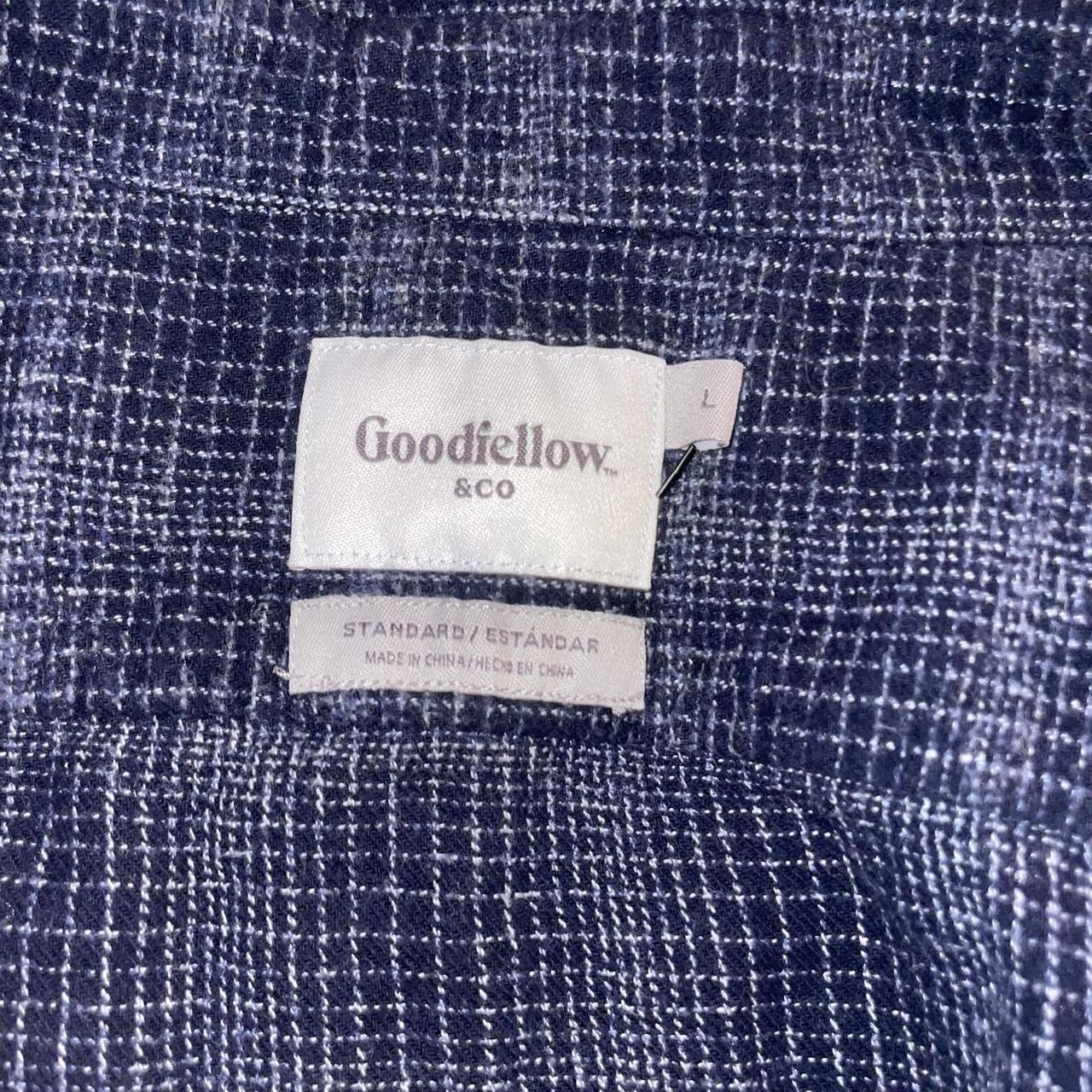 Target Mens Navy plaid flannel Goodfellow size L... | Depop
