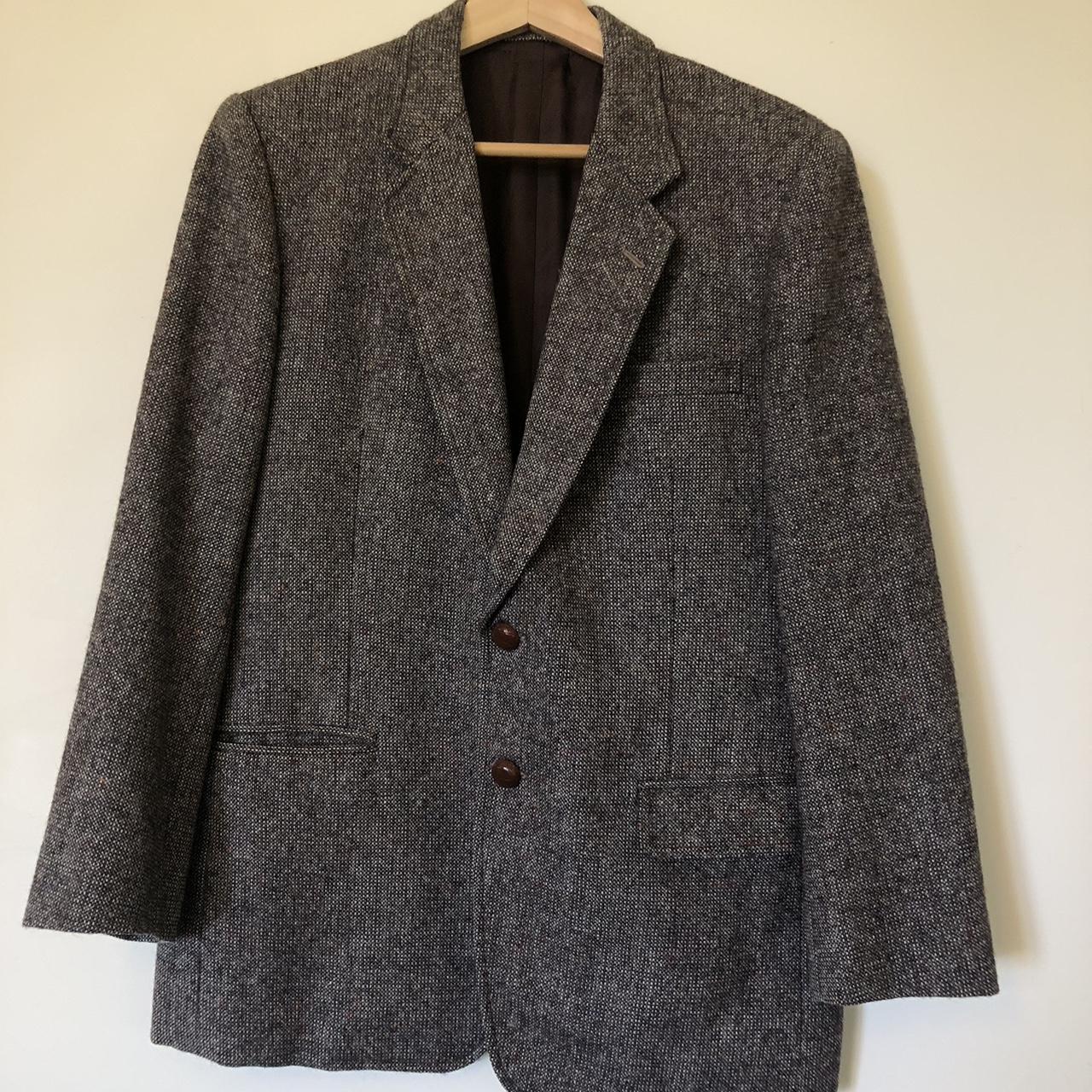 Vintage tweed jacket 🌼 Stunning brown tweed piece,... - Depop