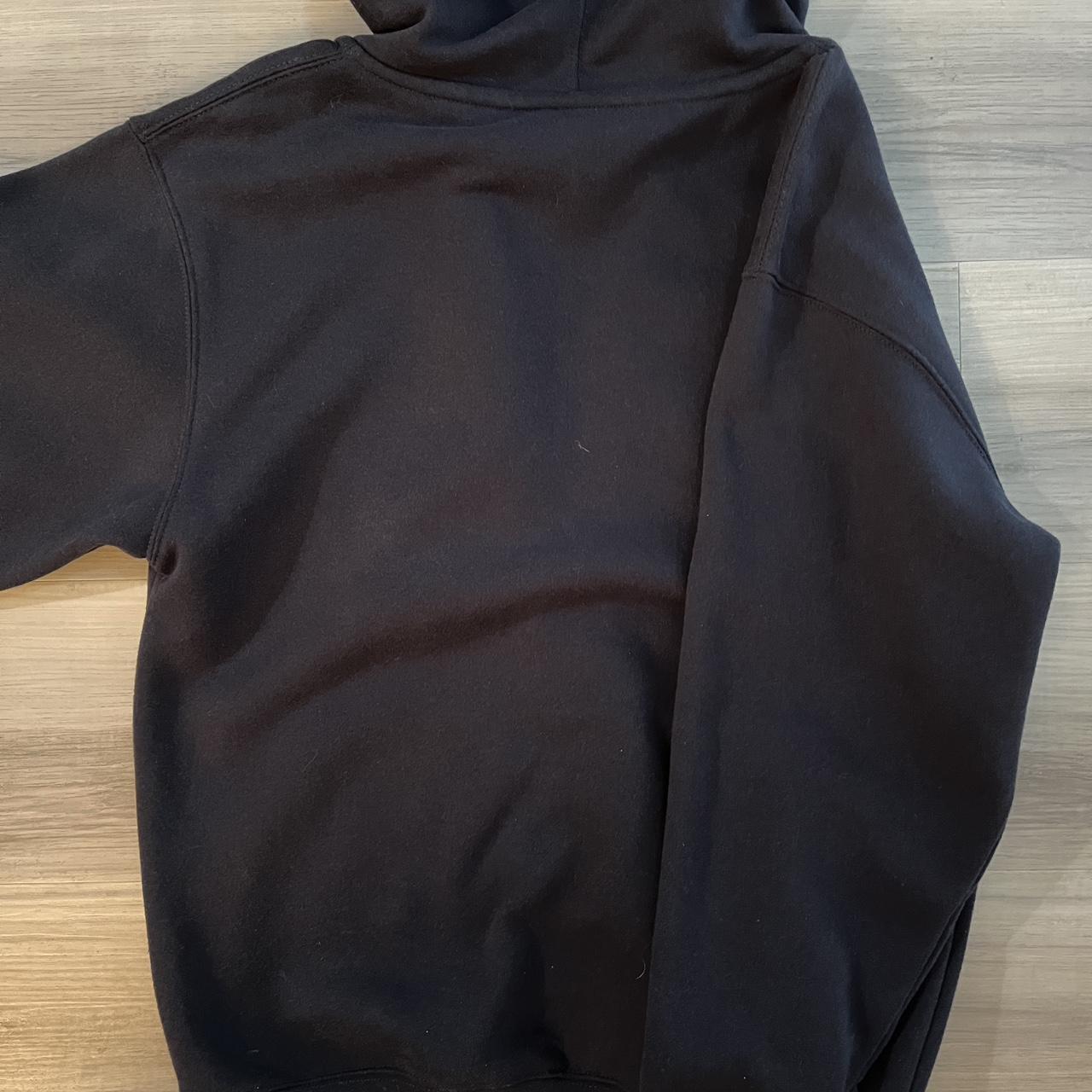 Navy Pro Club heavyweight zip-up hoodie #hoodie... - Depop