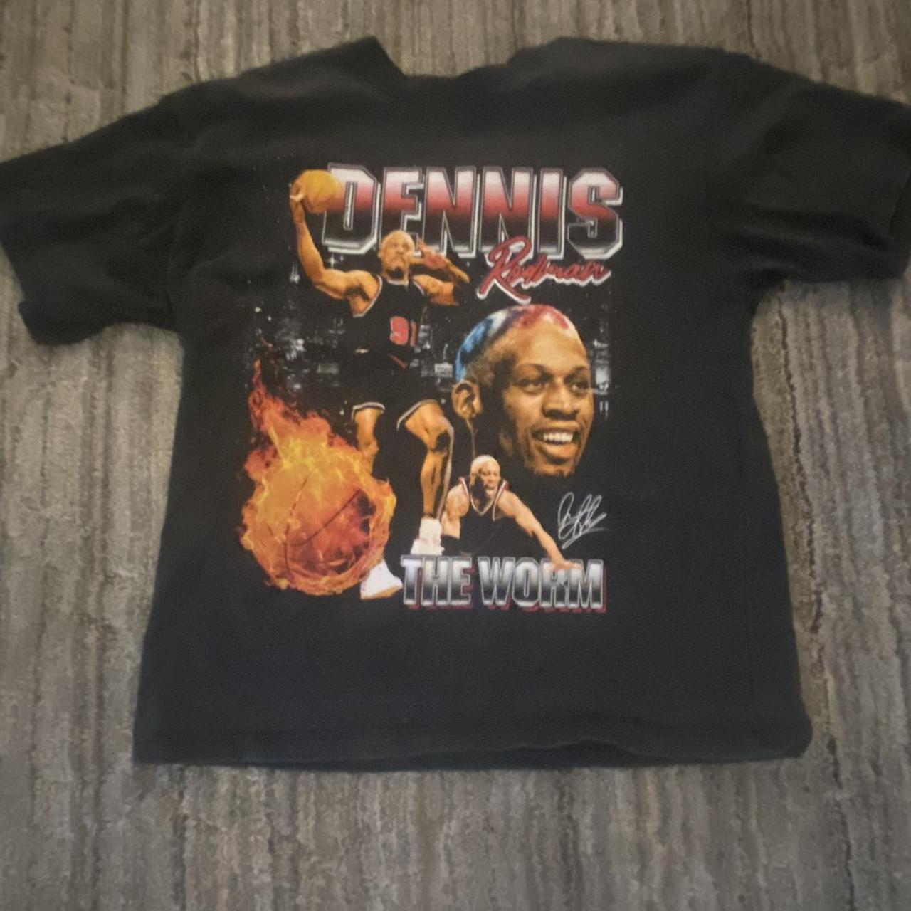 -Dennis Rodman Graphic -Wore only once -Nice color - Depop