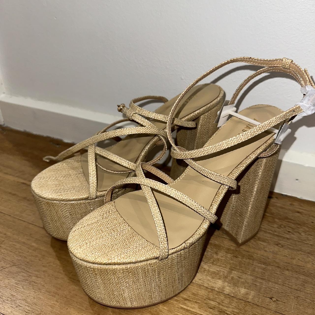 ALIAS MAE Adeline in natural raffia Size EU... - Depop