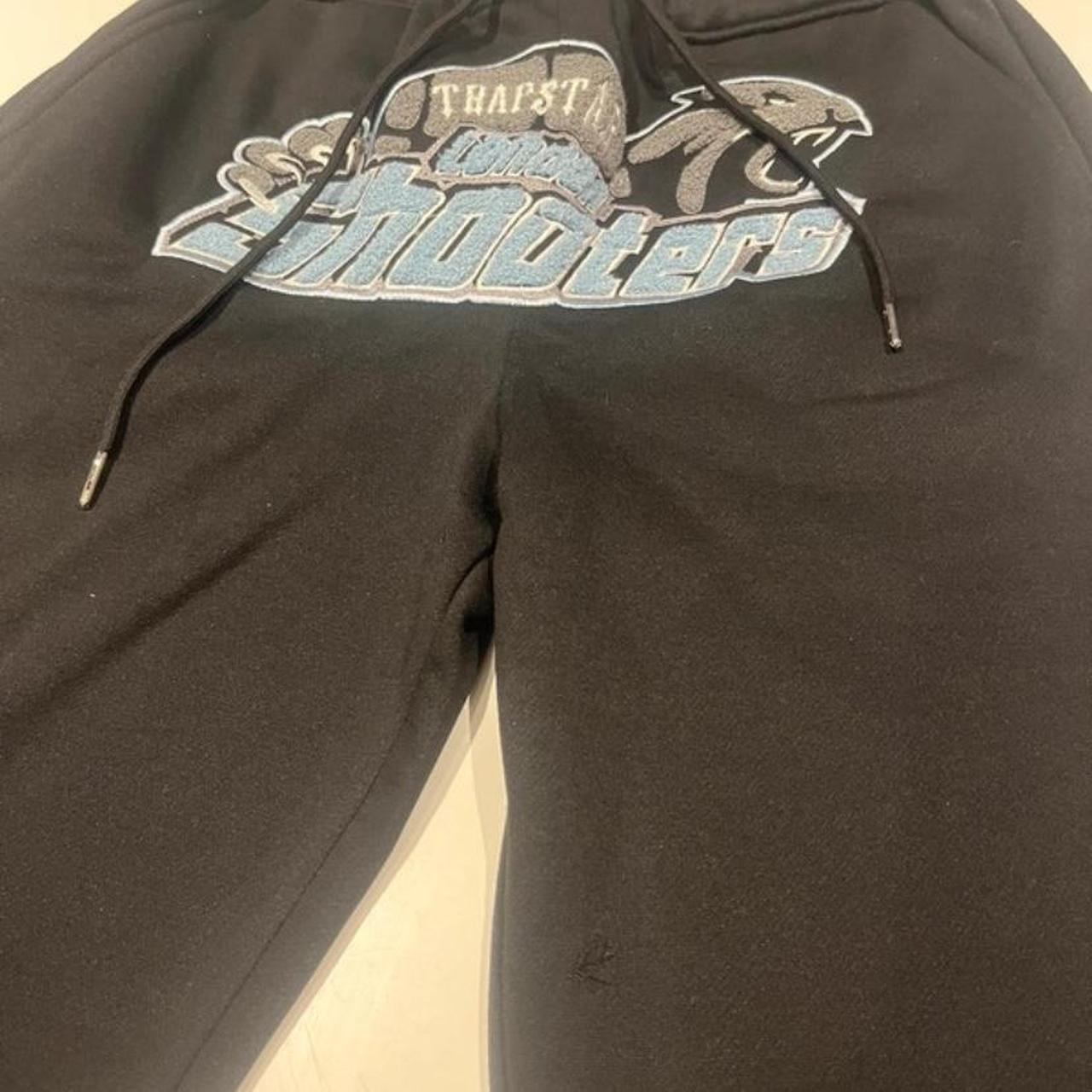 trapstar shooters black joggers - Depop