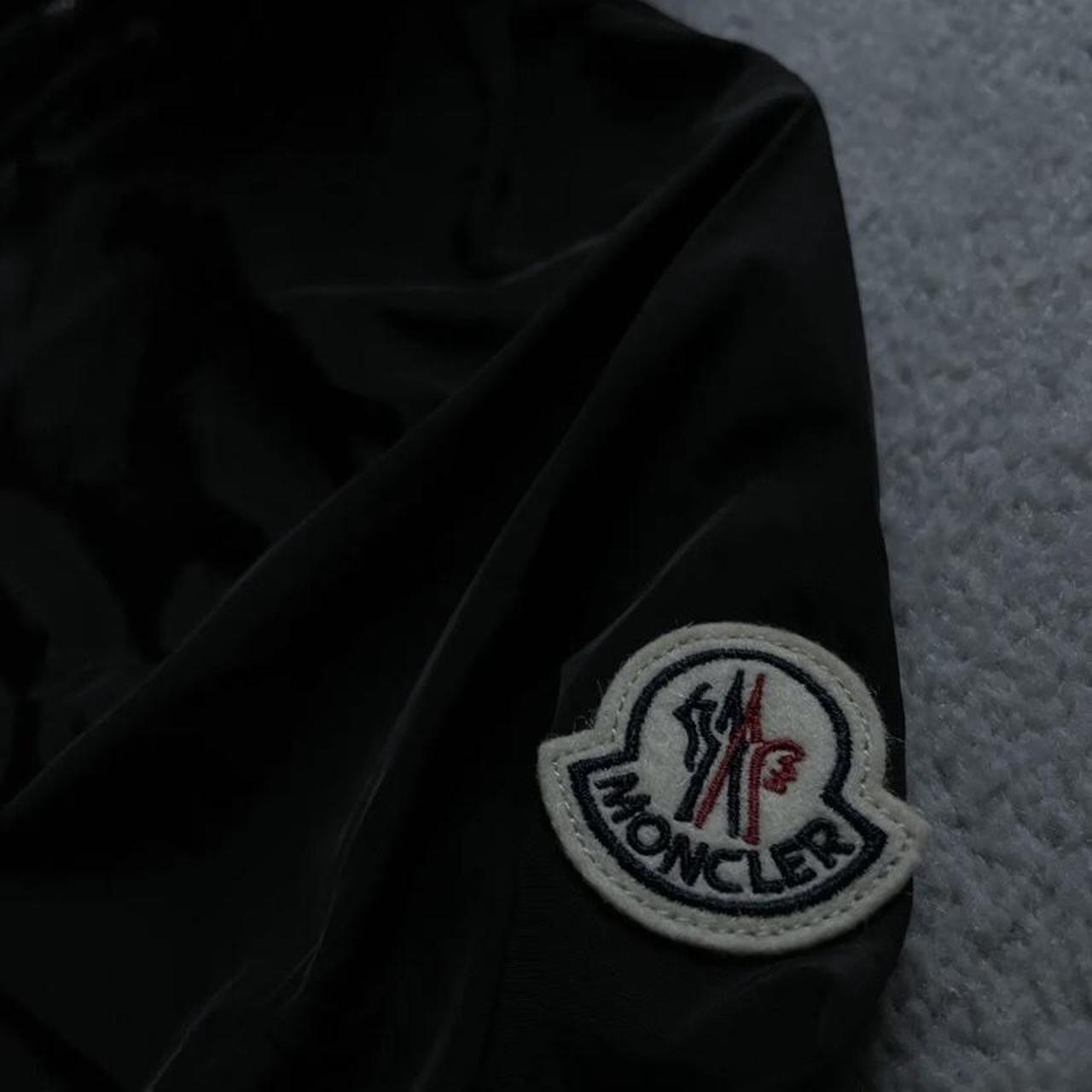 Black moncler windbreaker New with tags NFC scanned - Depop