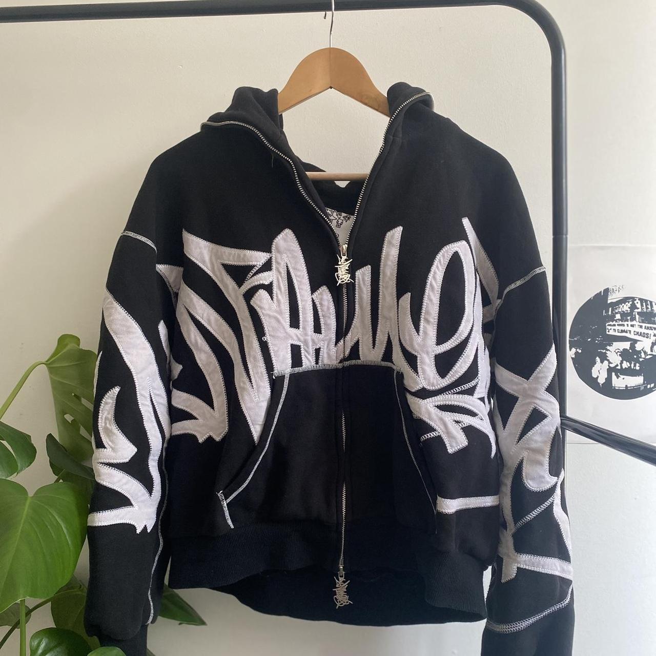 Black Named collective vandalism hoodie | Depop Black Named collective vandalism hoodie | Depop
