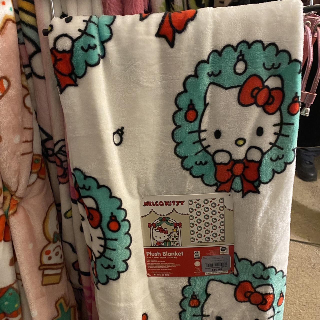 Hello kitty Burlington Christmas blanket - Depop