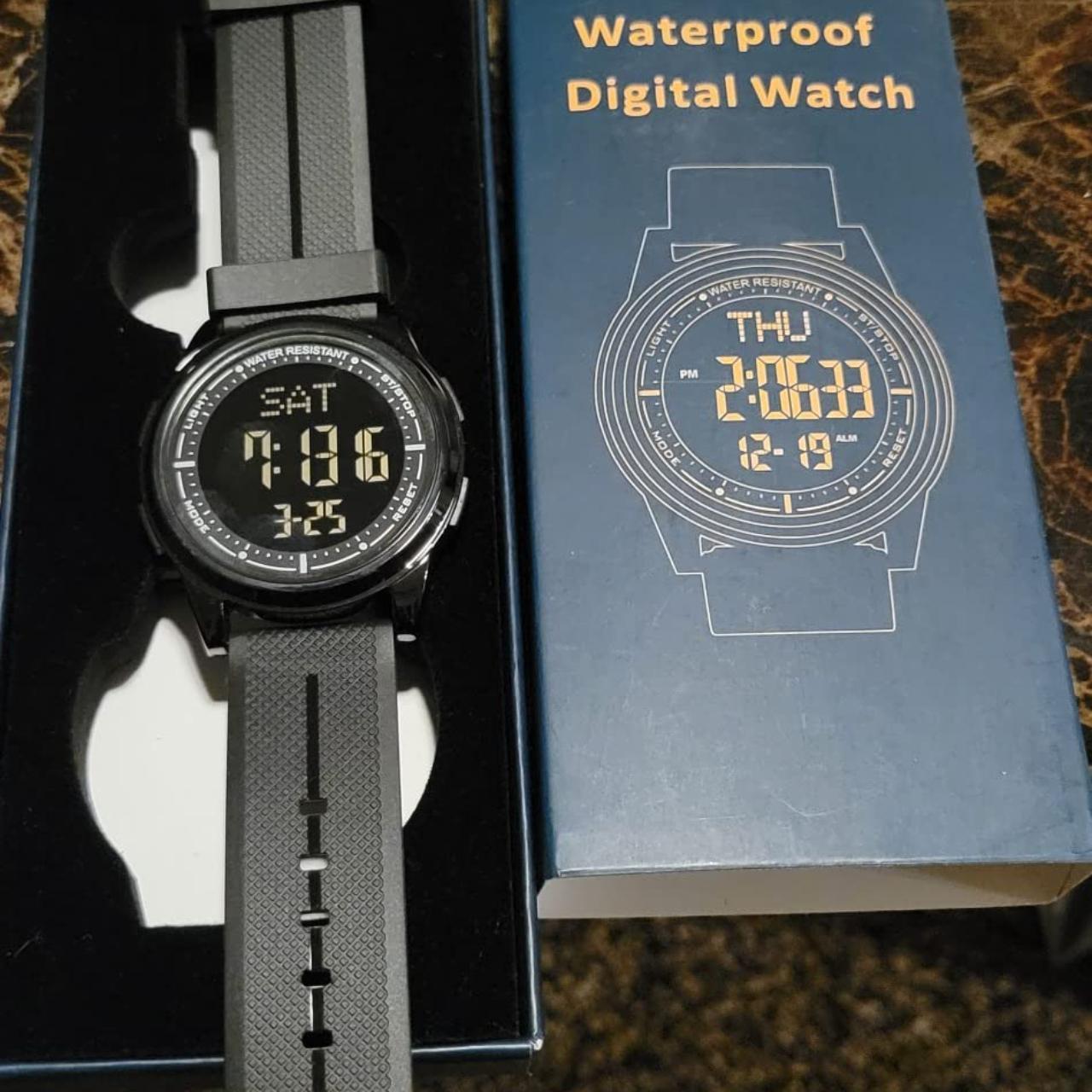 Beeasy Unisex Digital Watch Waterproof with... - Depop