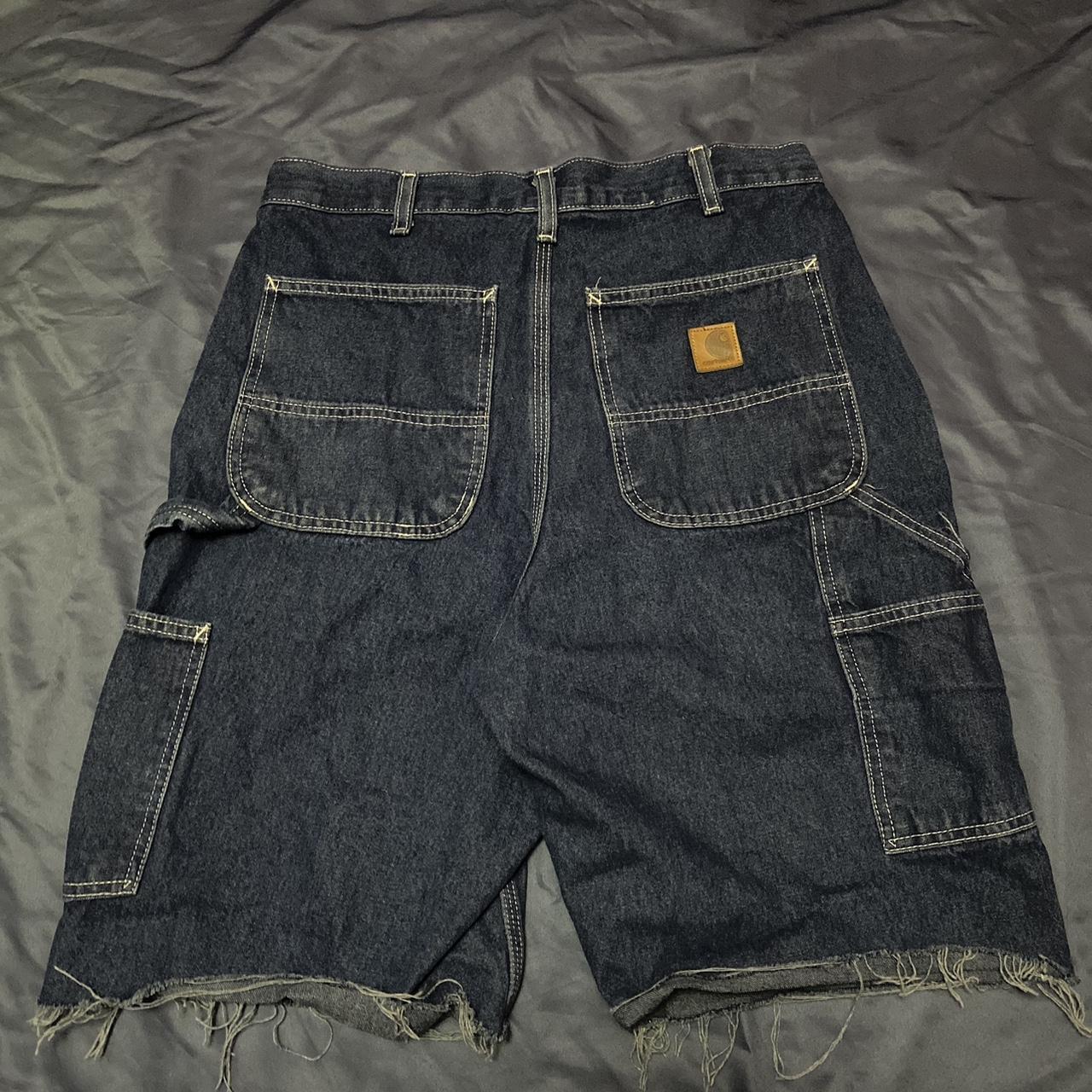 Carhartt hand cut carpenter Jorts Never worn 9 1/2... - Depop
