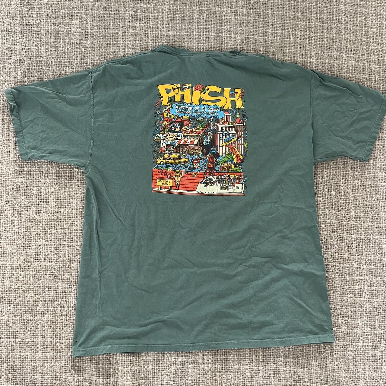 Phish band tshirt from MSG iconic tour in 2022 - Depop