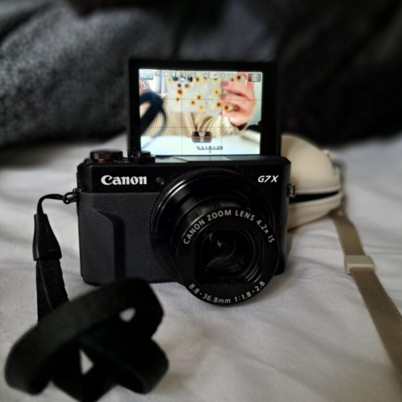 Canon PowerShot G7 X Mark II Compact Camera - Black - Depop