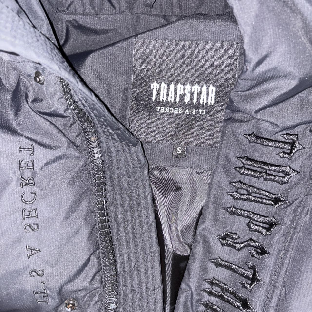 Black Trapstar coat in perfect condition - Depop
