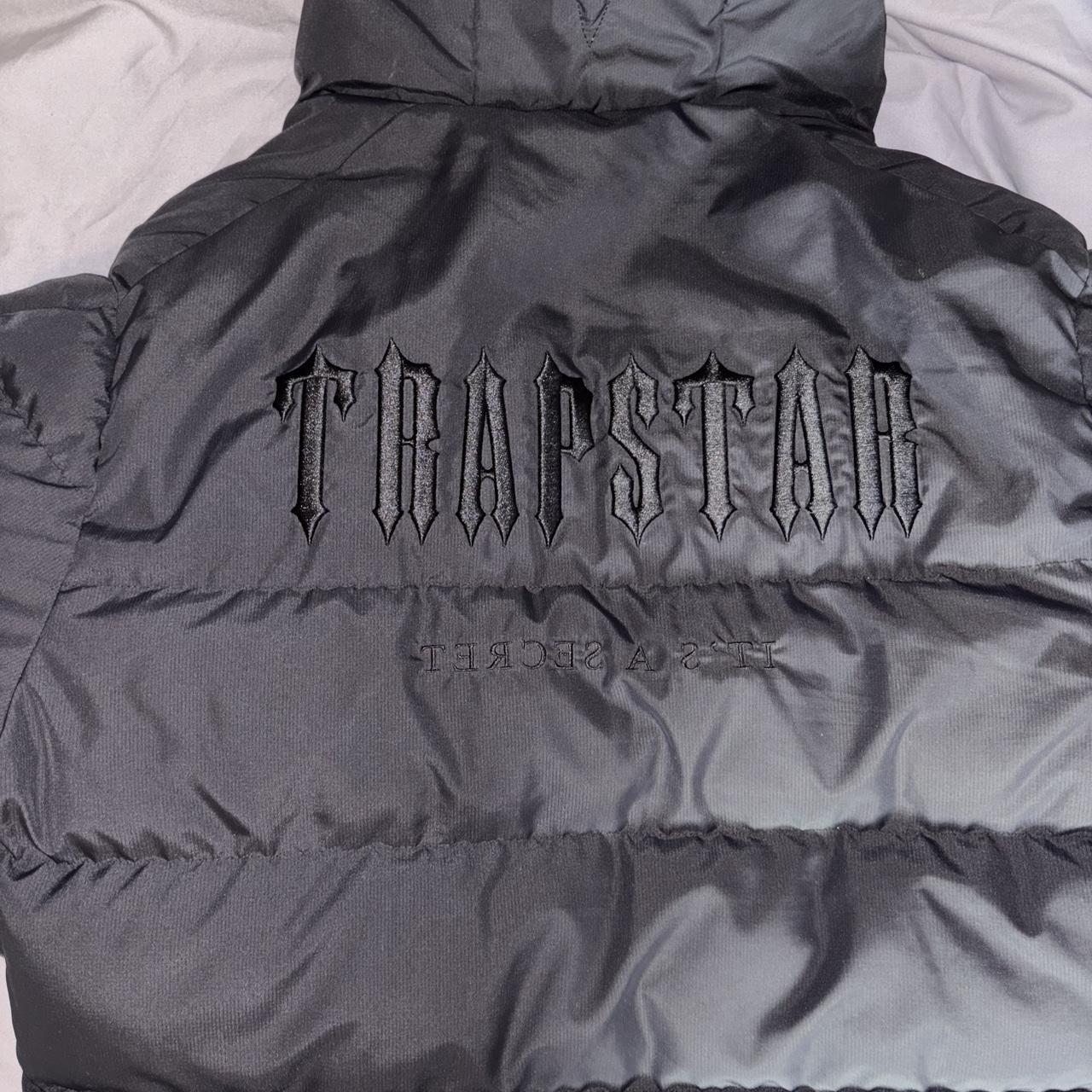 Black Trapstar coat in perfect condition - Depop