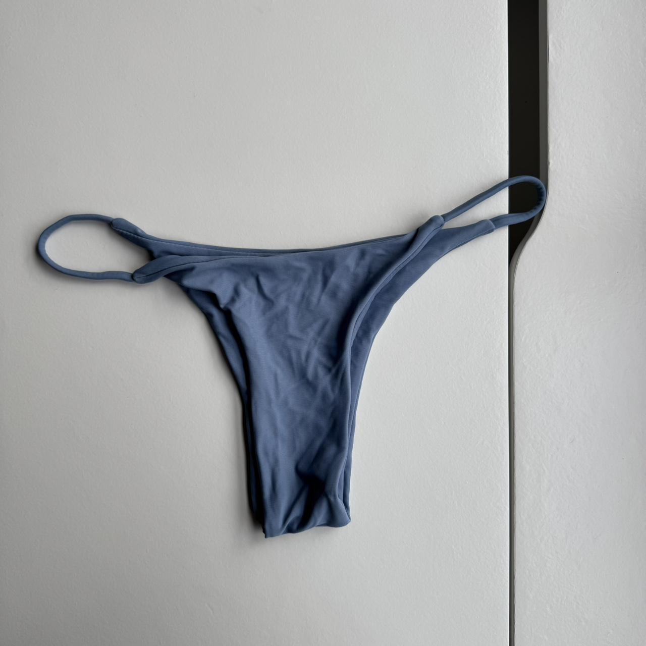 Cheeky bikini bottoms in light blue #bikini... - Depop