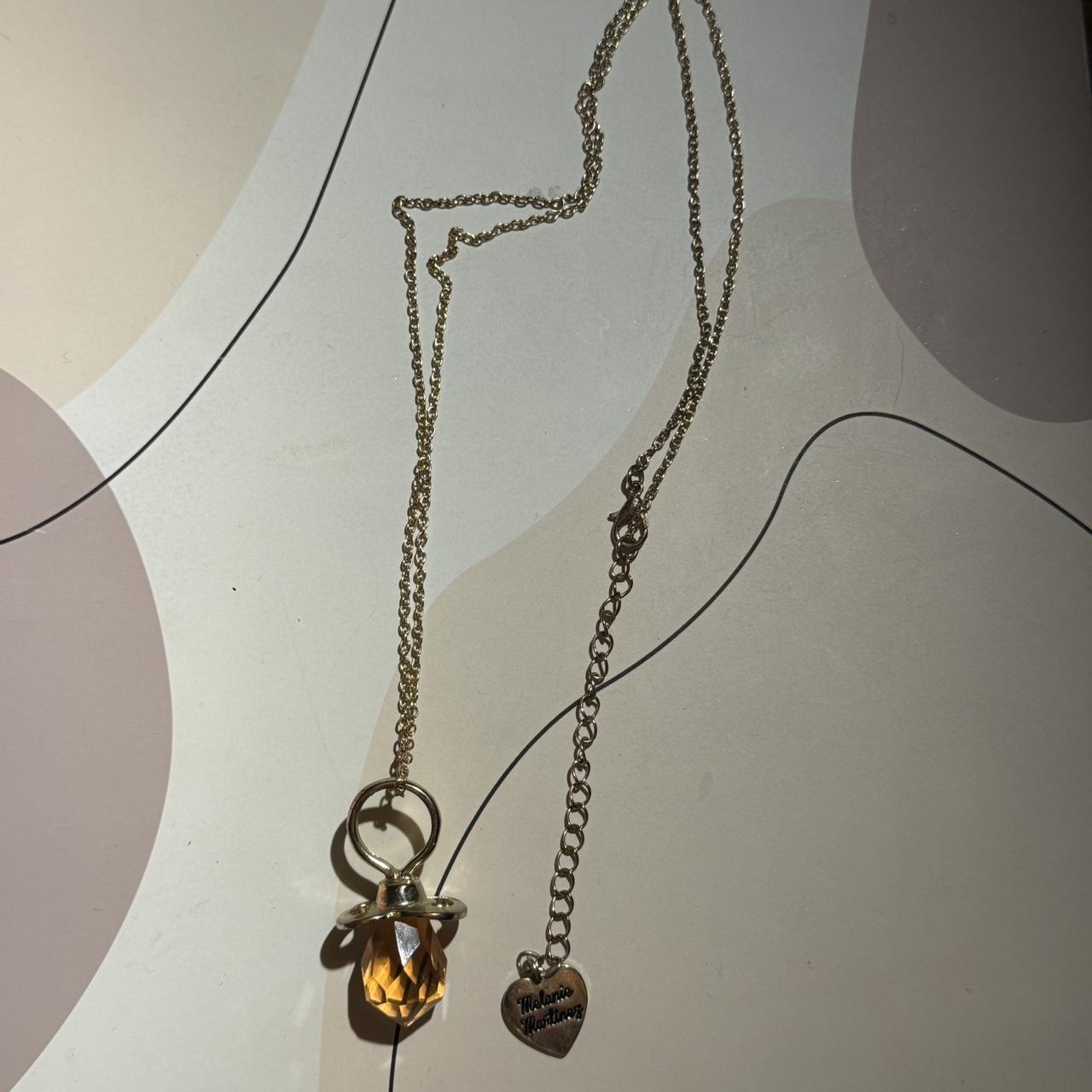 Melanie Martinez Necklace. Crybaby pacifier... - Depop