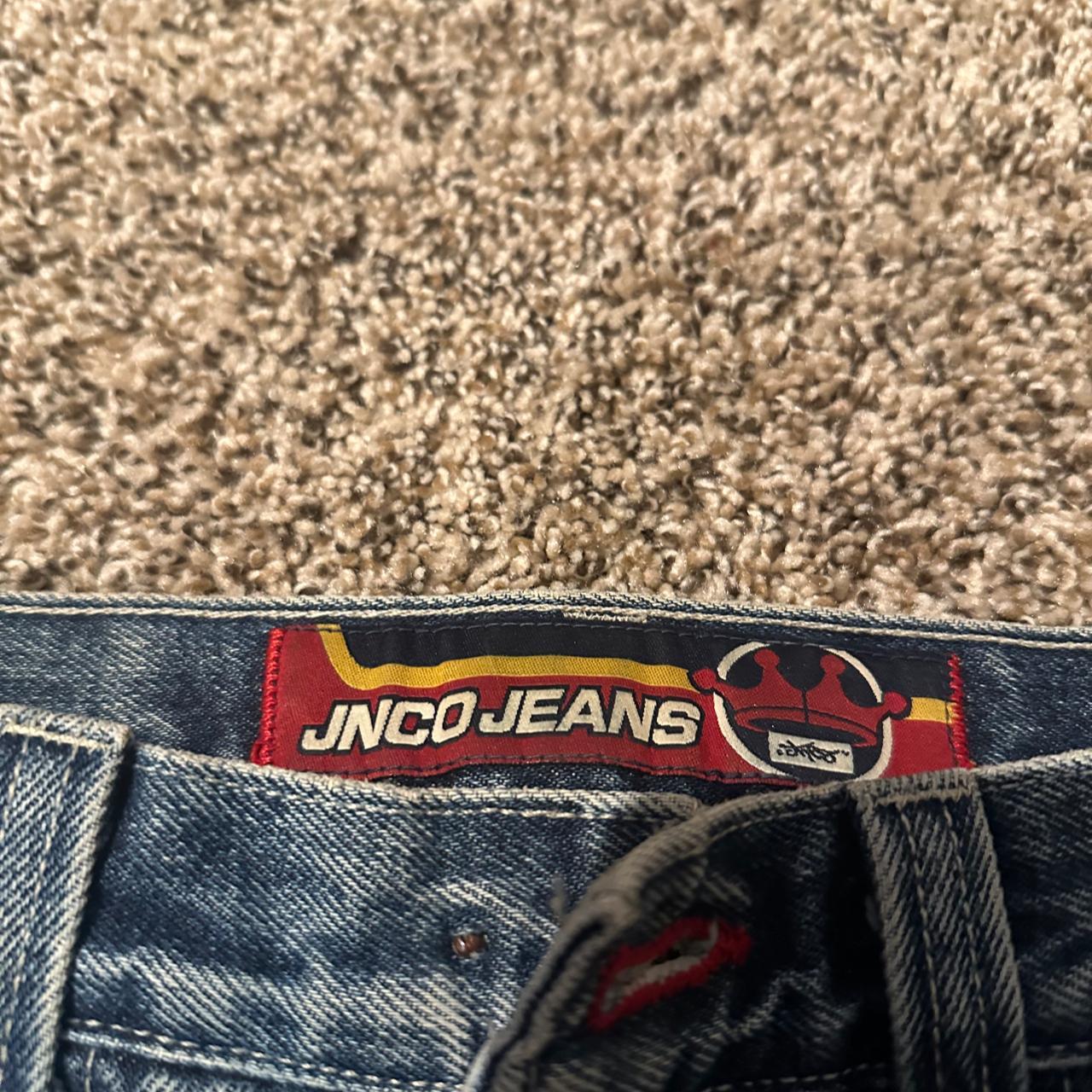 Super sick vintage deep pockets jnco jeans with huge... - Depop