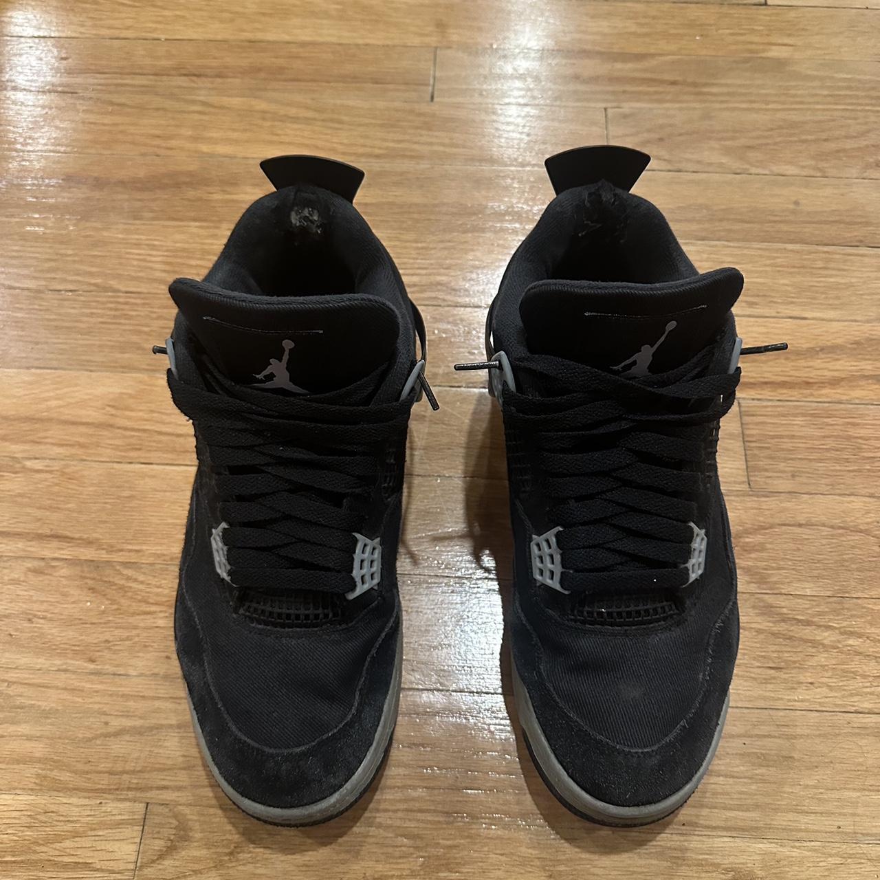 Jordan 4 black canvas - 100% authentic - Size 10... | Depop
