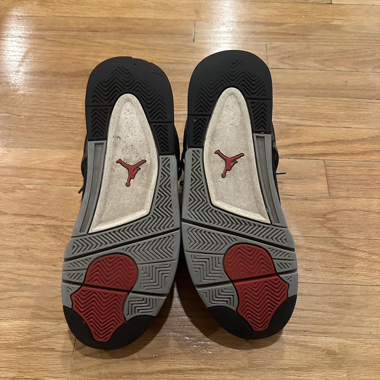 Jordan 4 black canvas - 100% authentic - Size 10... | Depop