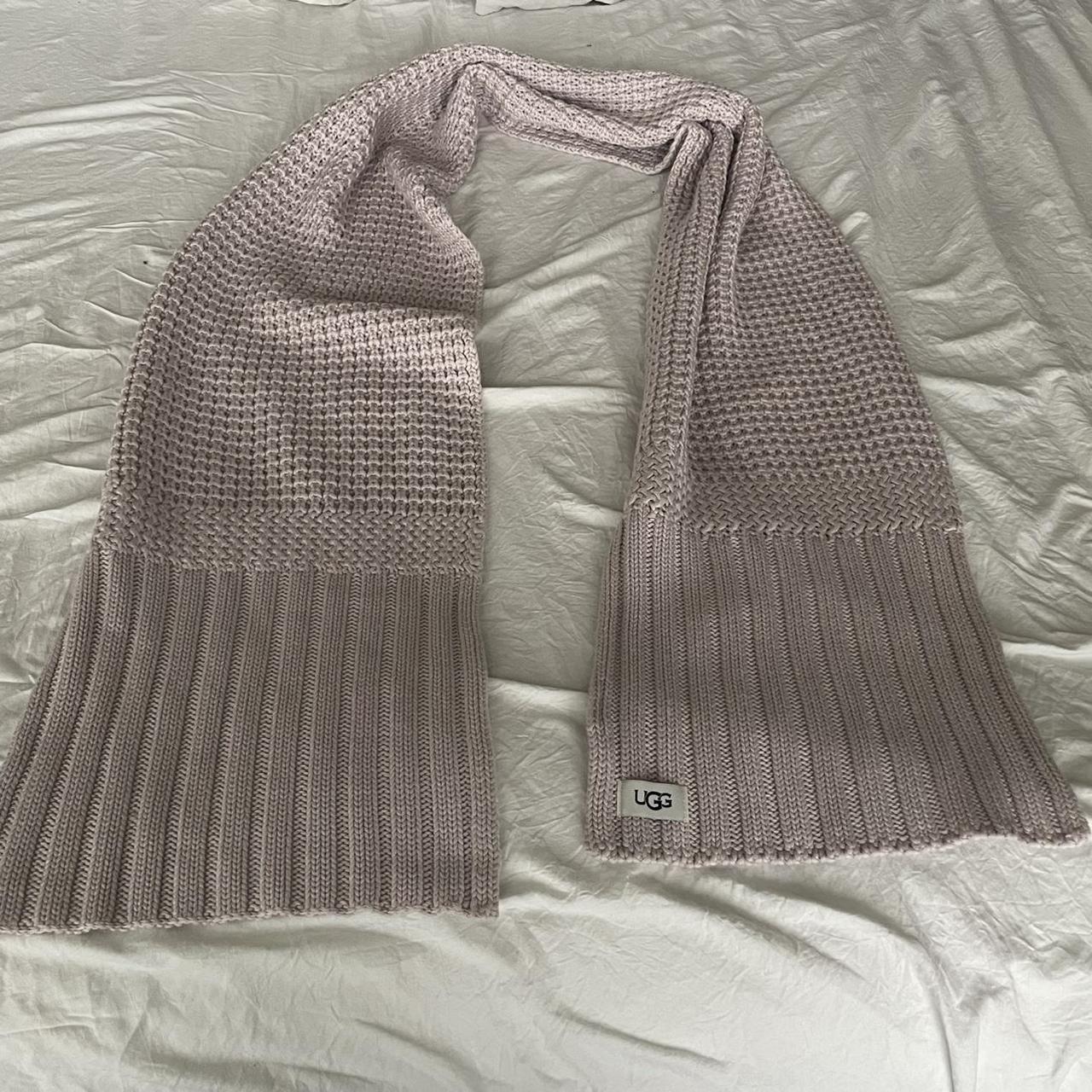 Ugg scarf like new Super thick and warm Mauve color - Depop