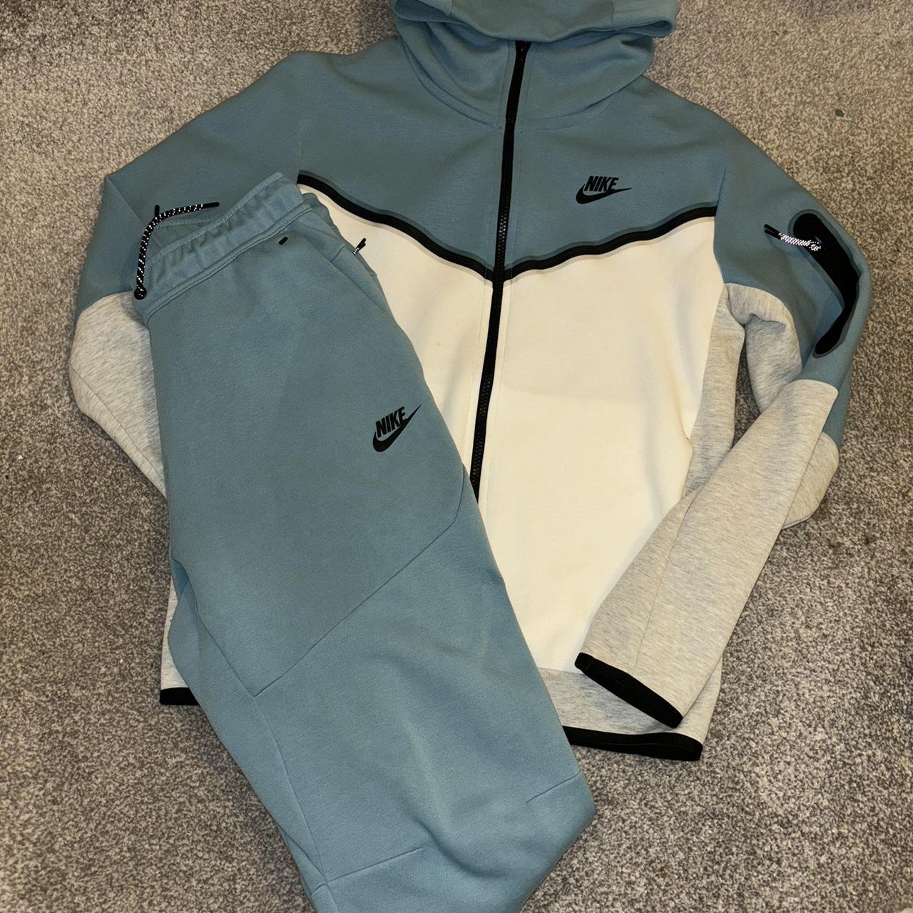 Nike Tech Fleece Baby blue Rare Old Season - Depop
