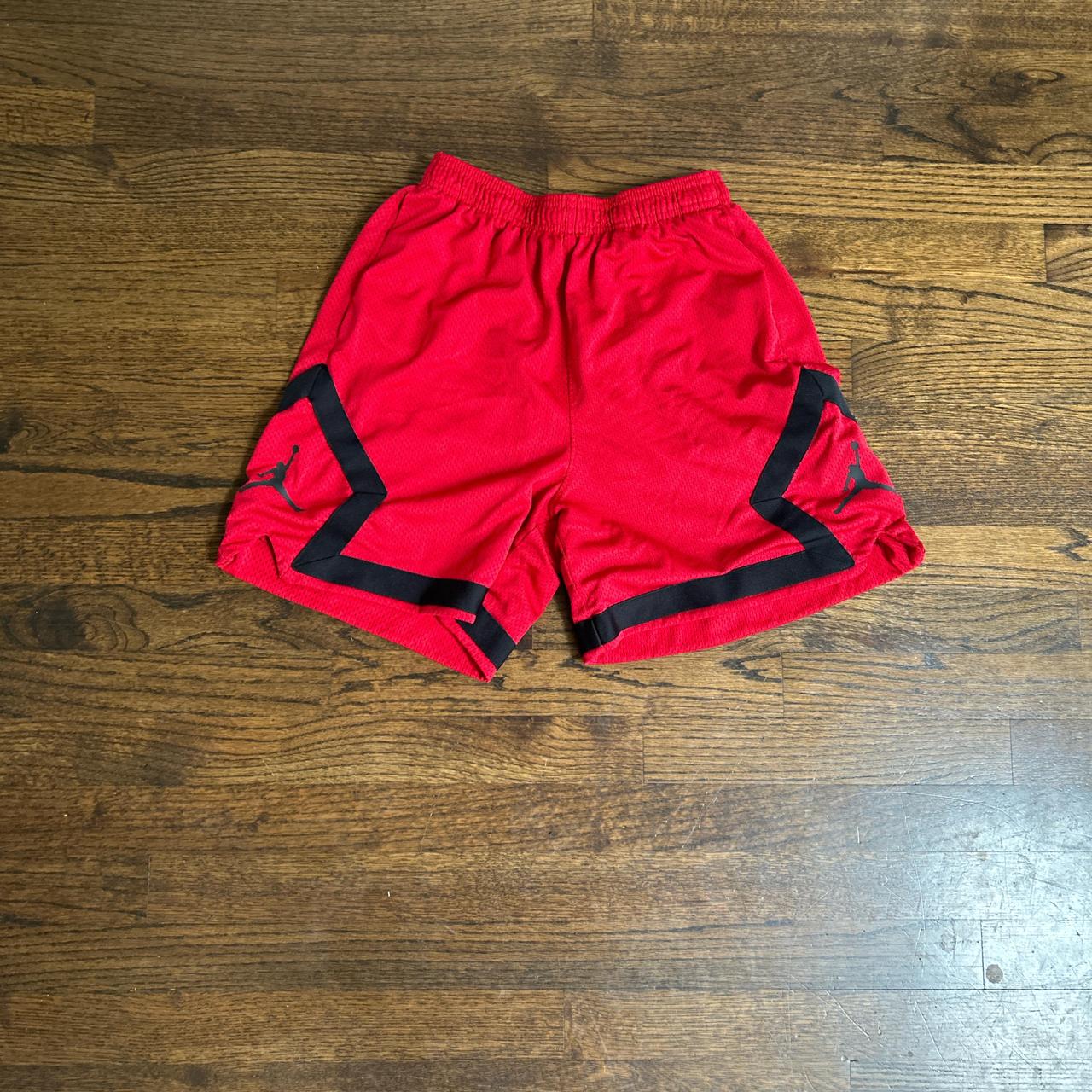 Red Jordan shorts Basketball shorts Red shorts... - Depop