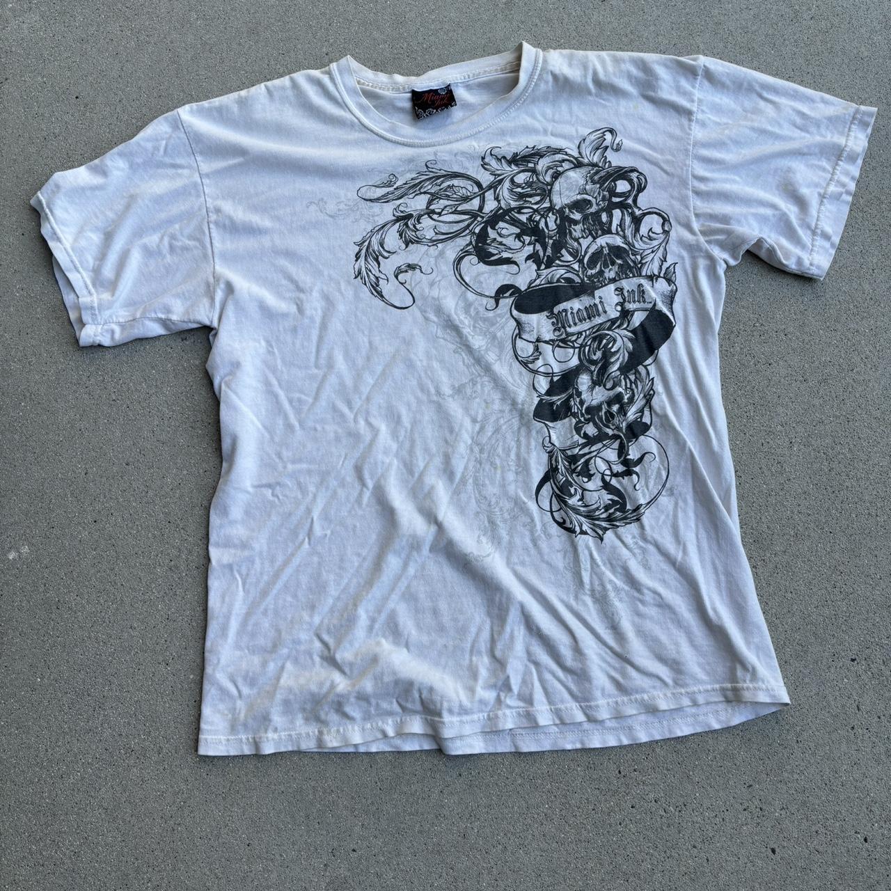 Super sick vintage Miami ink shirt - Depop