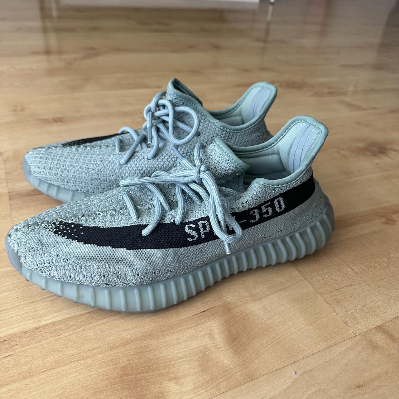 YZY Adidas Boost 350 V2 SALT (size 9) Used only 3 times | Depop