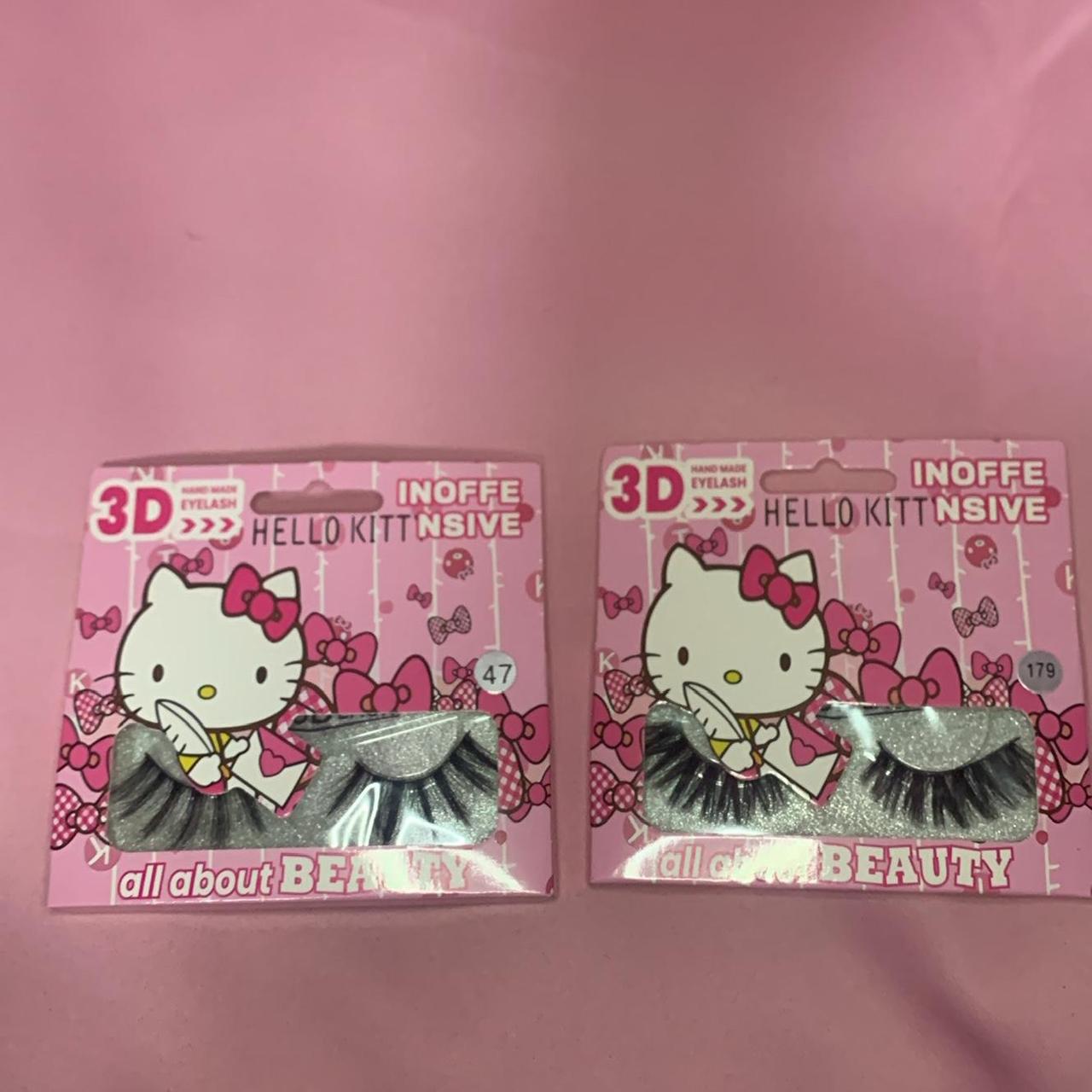Hello Kitty 2pc EyeLash set #hellokitty #eyelashes... | Depop